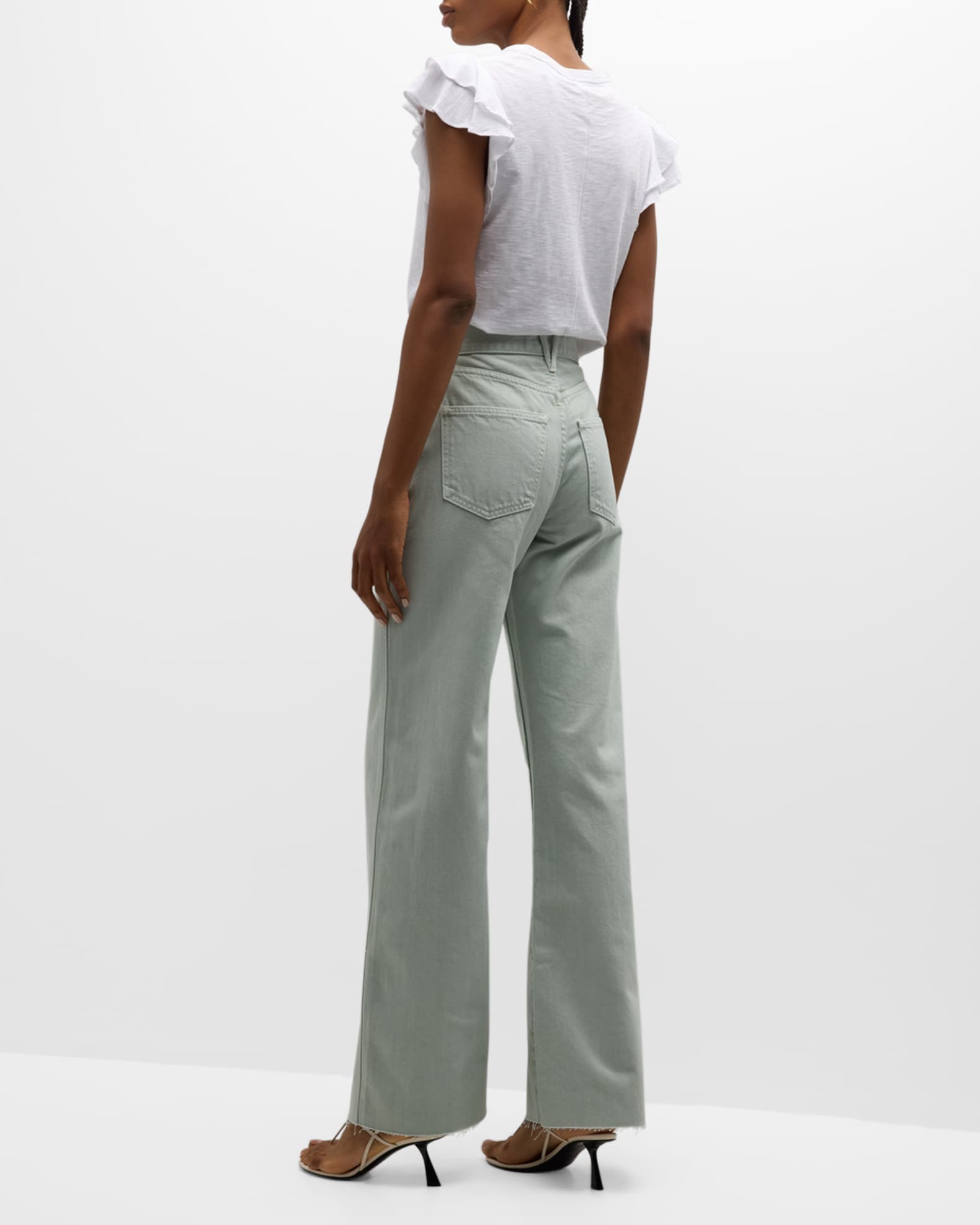 Veronica Beard Akeela Cotton Pocket Tee | Neiman Marcus