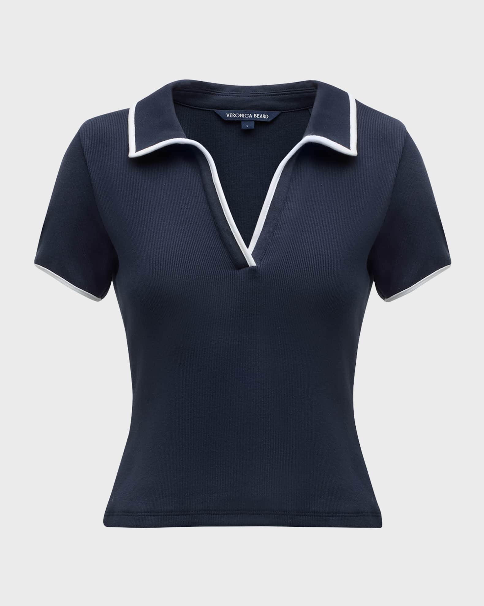 Veronica Beard Kearney Knit Tee | Neiman Marcus