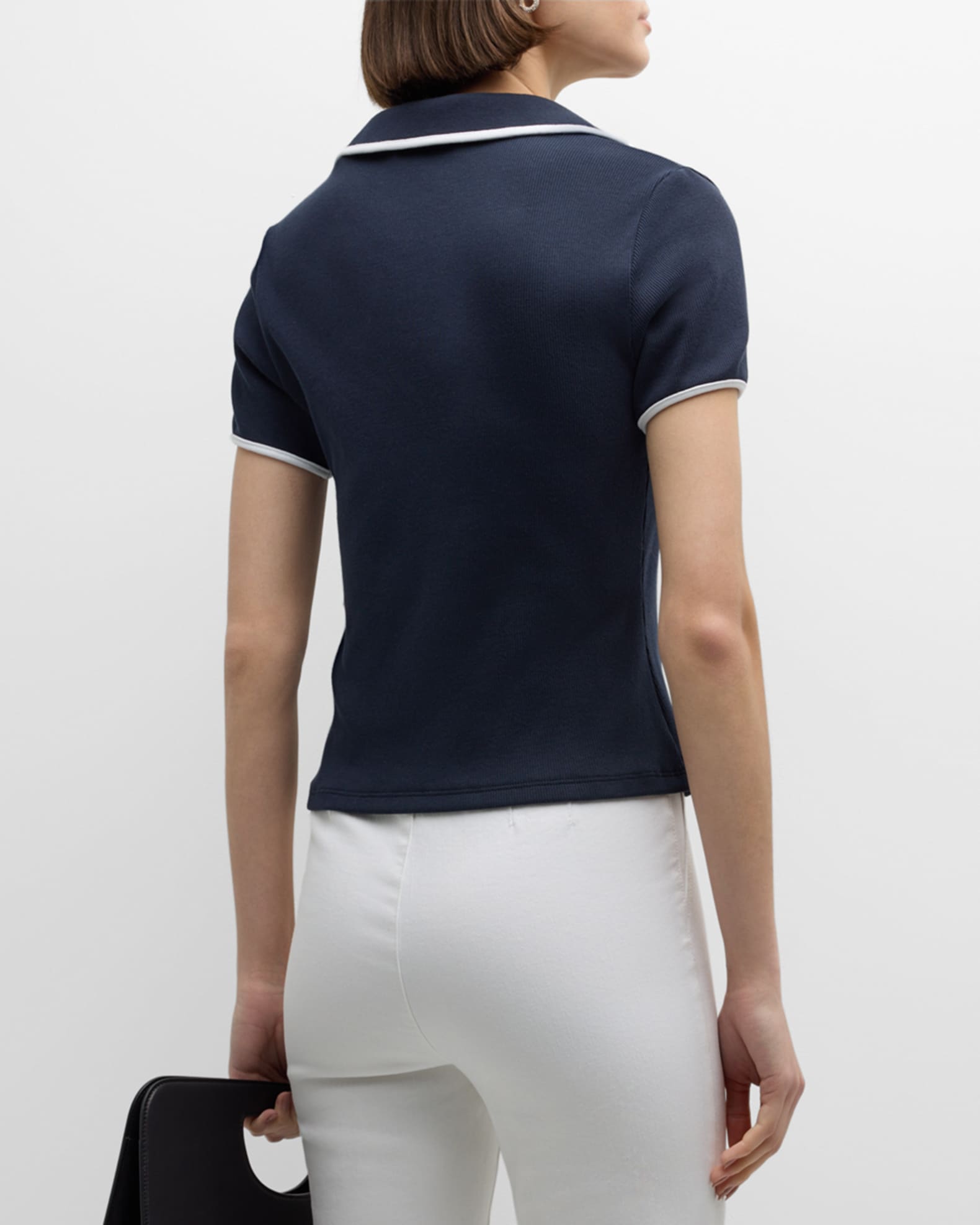 Veronica Beard Kearney Knit Tee | Neiman Marcus