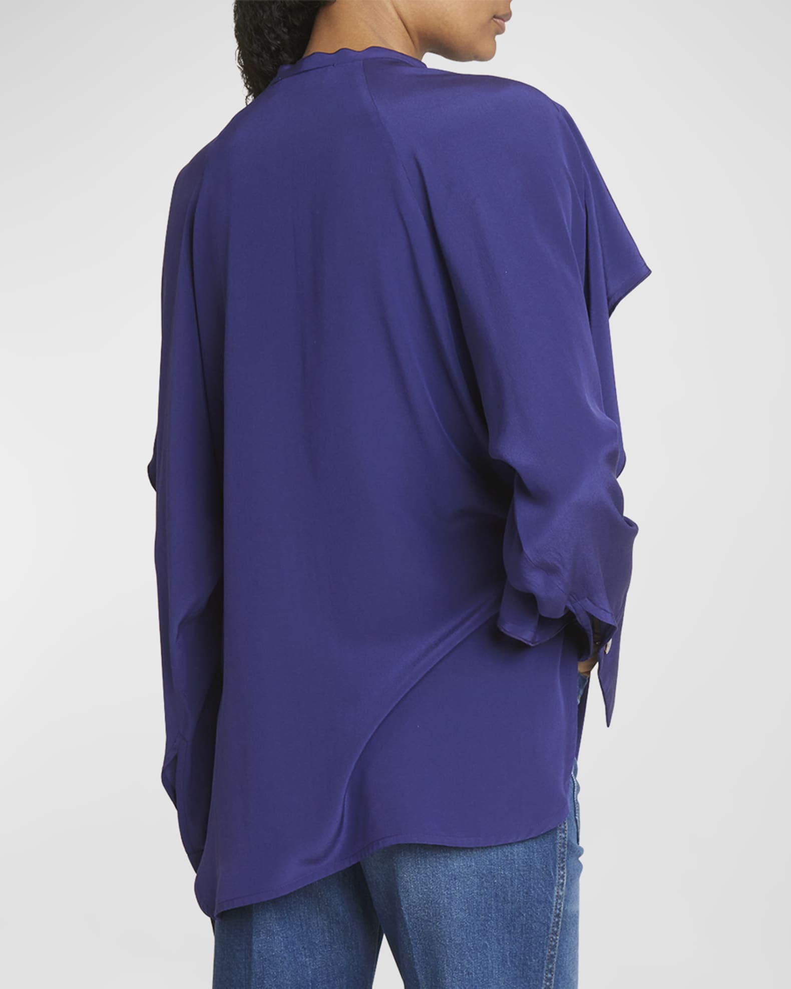 Victoria Beckham Romantic Ruffled Blouse | Neiman Marcus