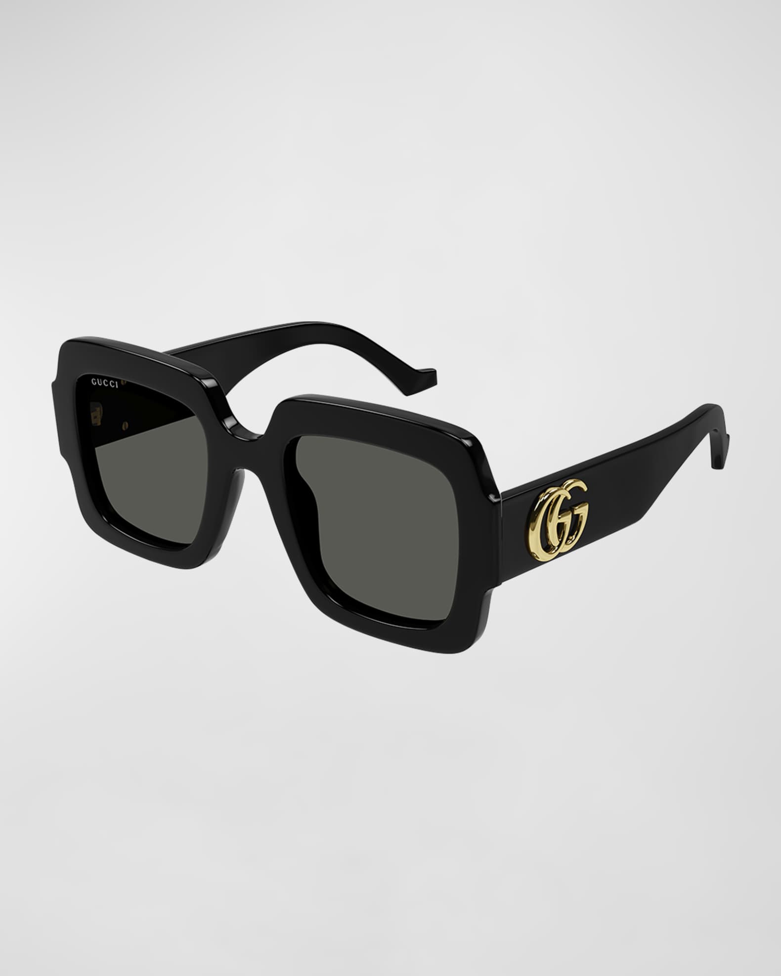 Gucci Gg Acetate Rectangle Sunglasses Neiman Marcus