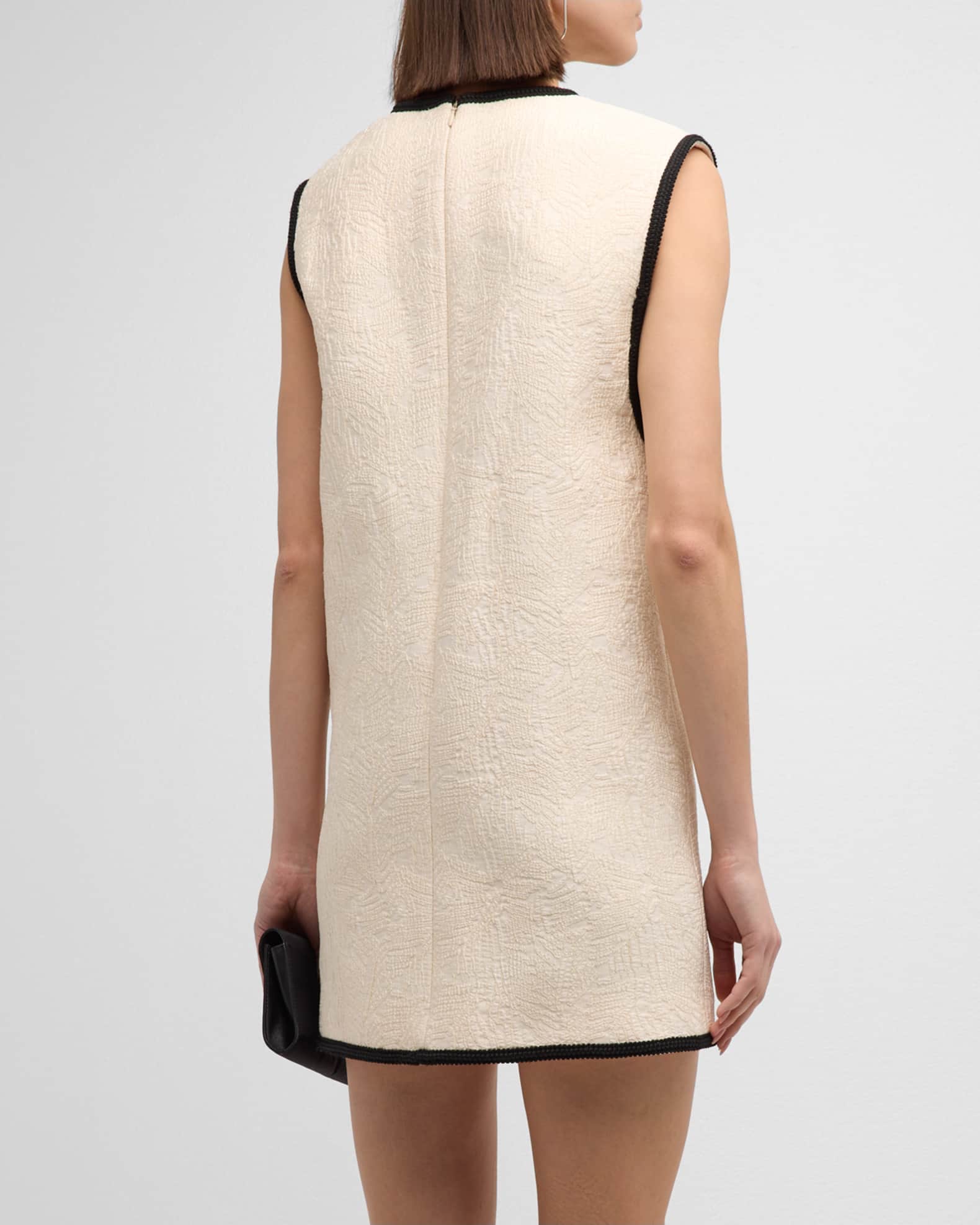 Veronica Beard Ravena Sleeveless Mini Shift Dress | Neiman Marcus