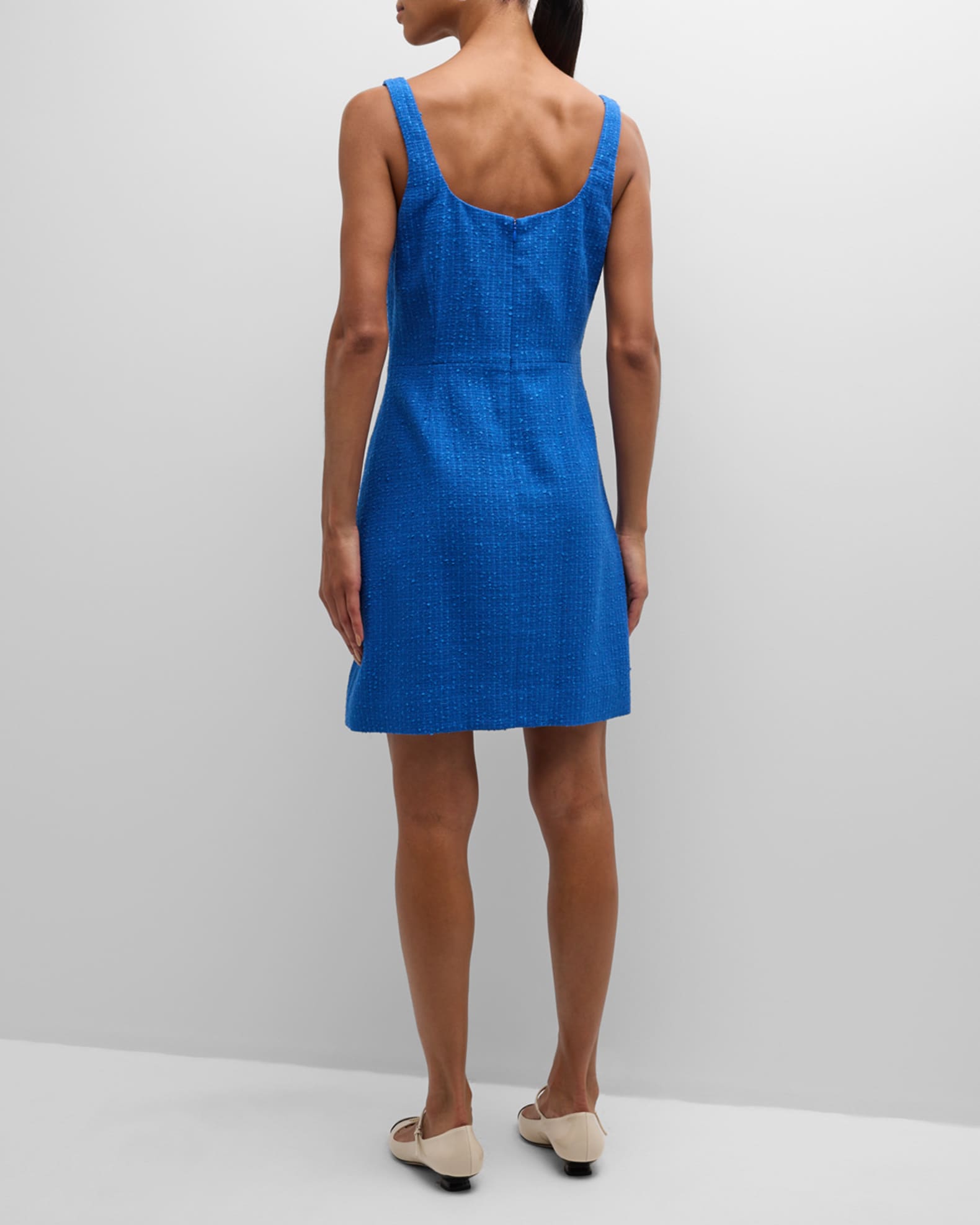 Veronica Beard Sabra Tweed Mini Dress | Neiman Marcus