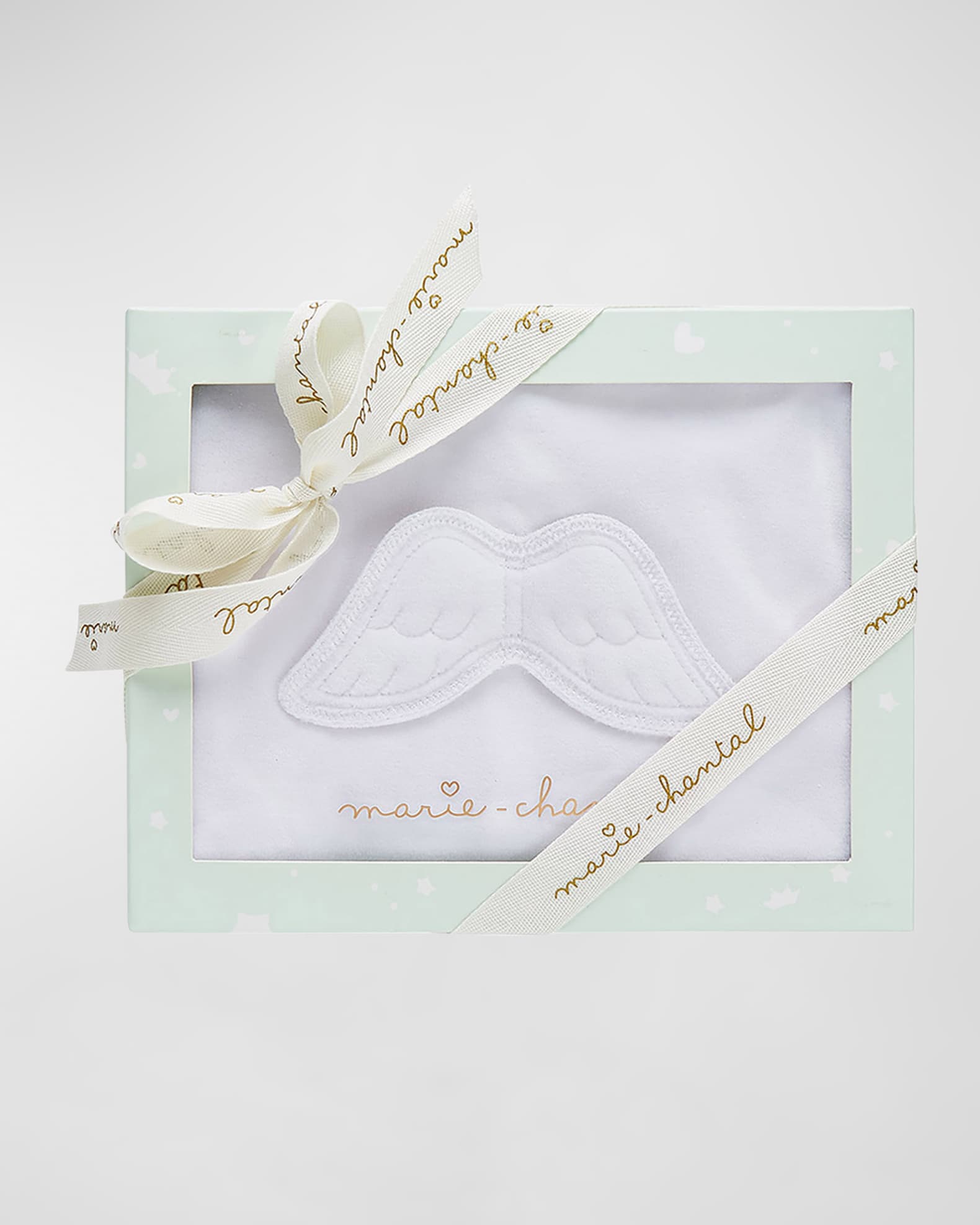 Marie Chantal Kid's Velour Angel Wing Sleepsuit, Newborn-6M | Neiman Marcus