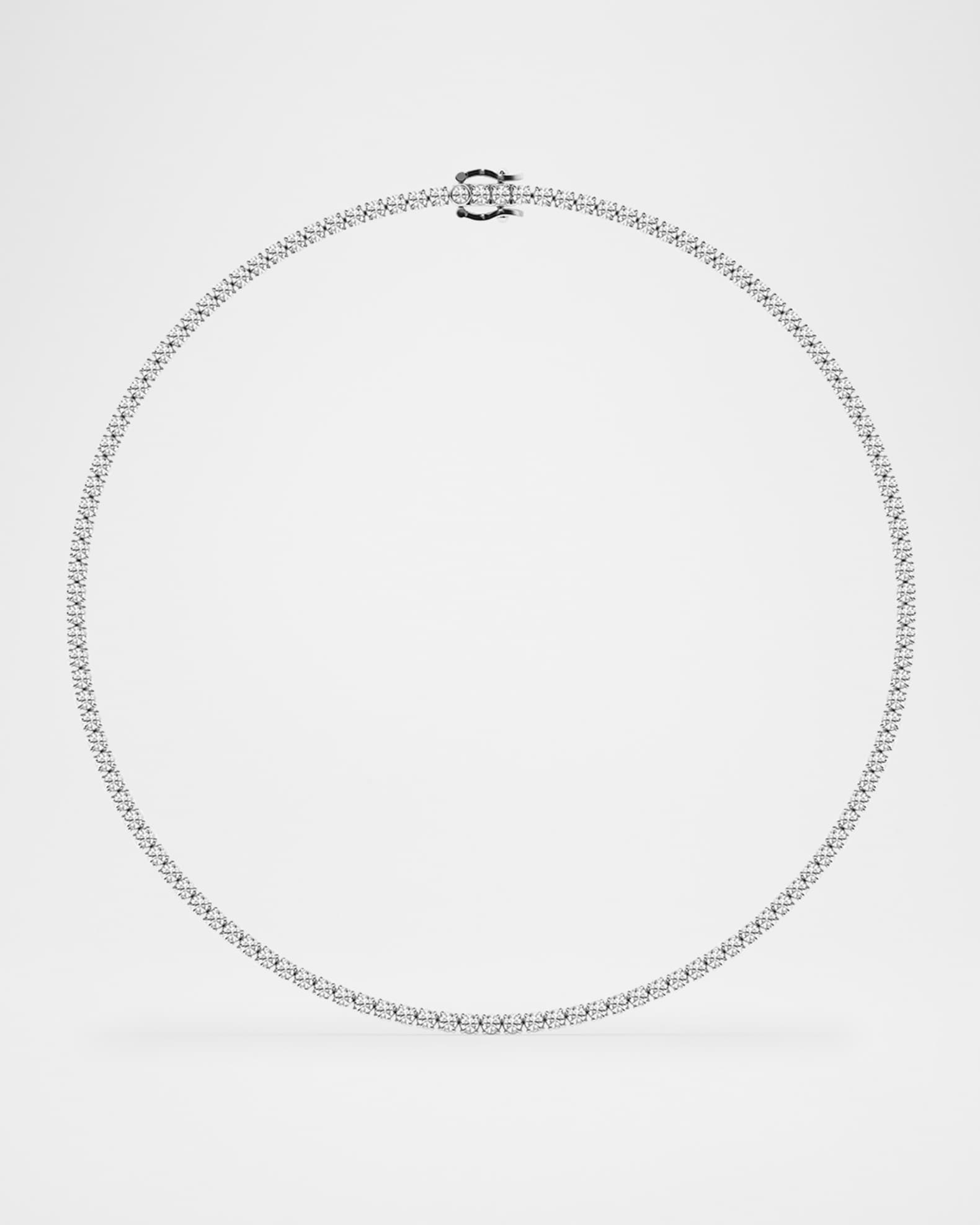 Neiman Marcus Lab Grown Diamonds Lab Grown Diamond 18K White Gold Round ...