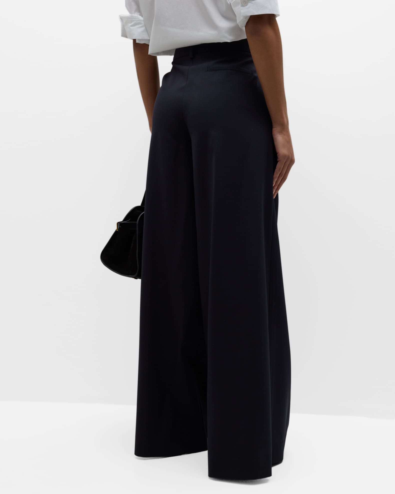 Twp New Didi Wool Blend Wide Leg Pants Neiman Marcus