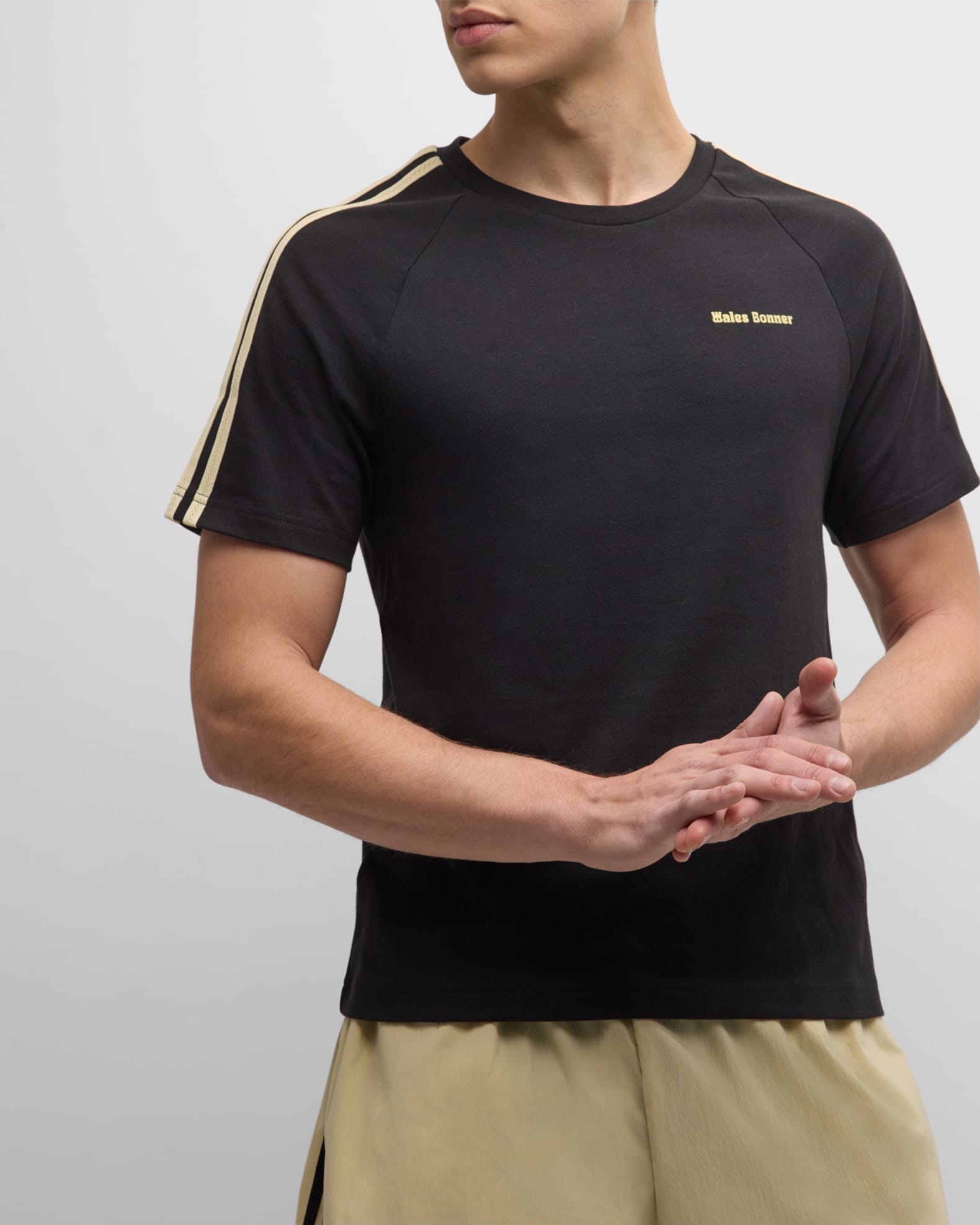 Adidas x Wales Bronner Men's Raglan T-Shirt | Neiman Marcus