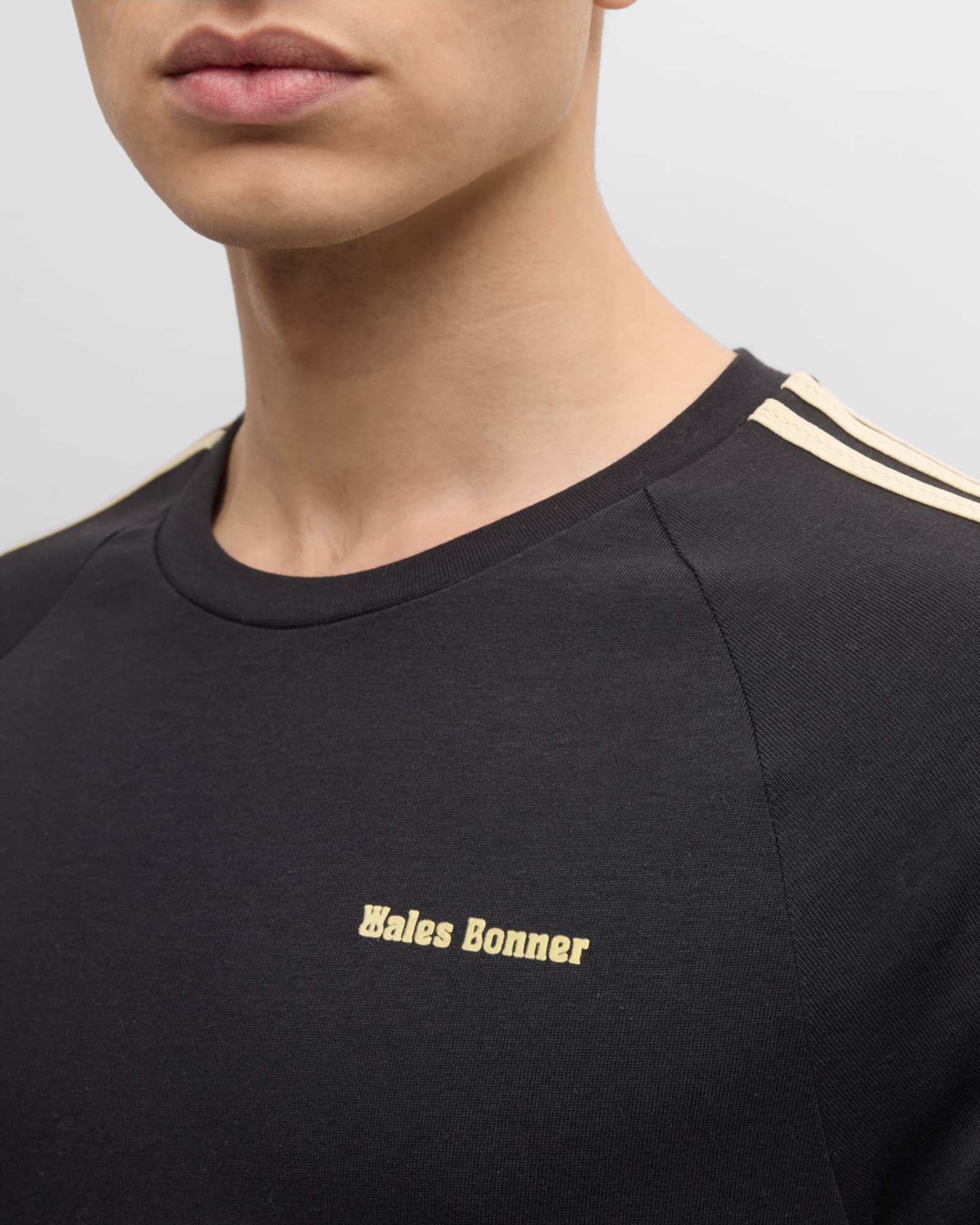 Adidas x Wales Bronner Men's Raglan T-Shirt | Neiman Marcus