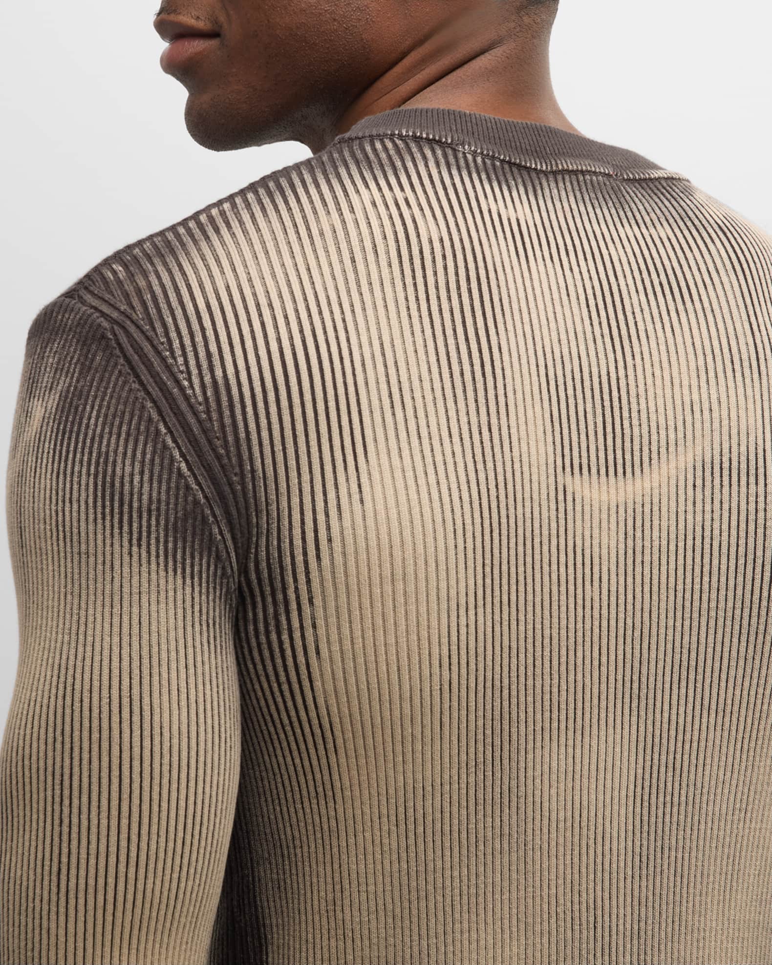 Diesel Men's K-Darin Ribbed Sweater with Distressed Effect | Neiman Marcus