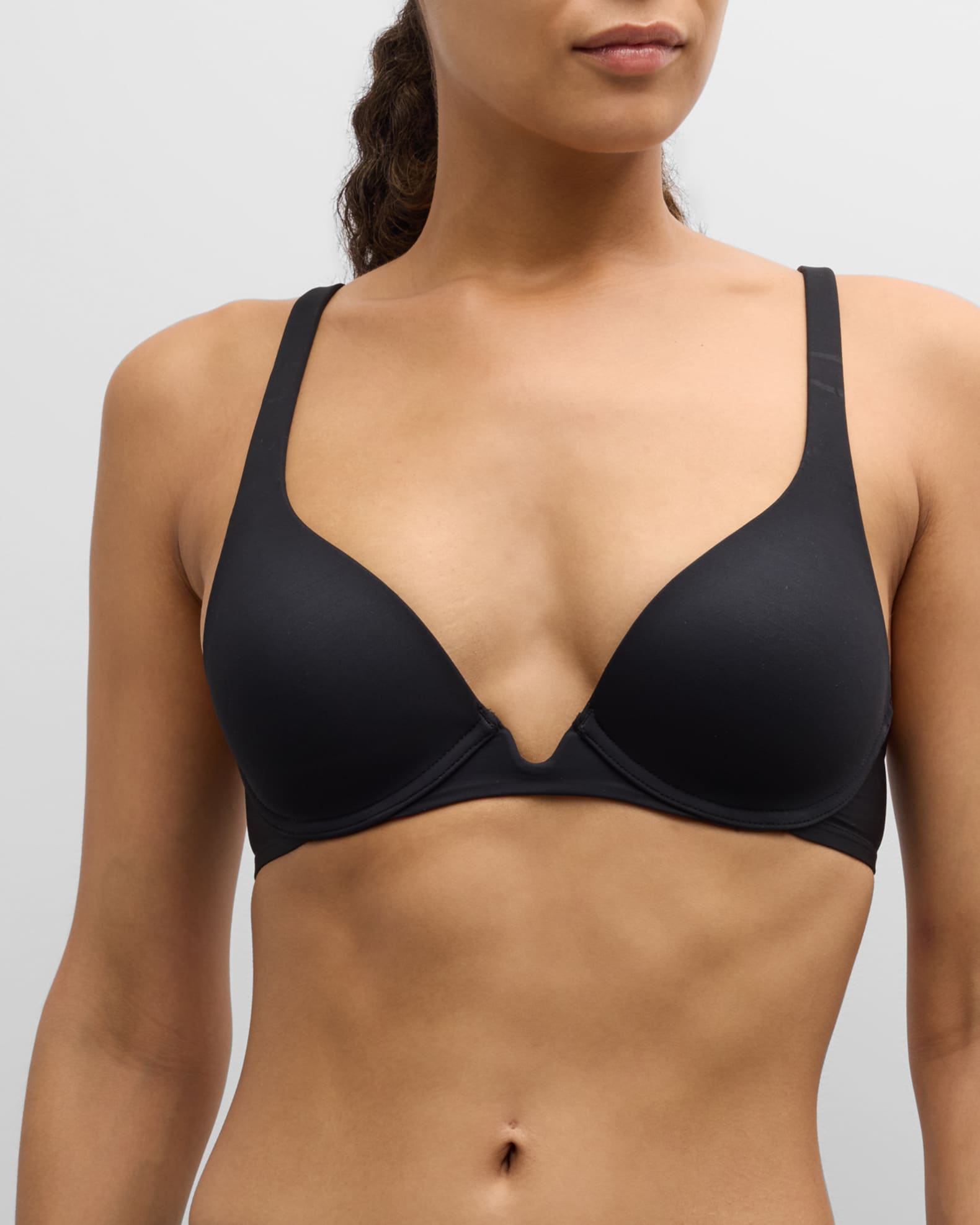 Natori Verge Convertible Underwire Plunge Bra | Neiman Marcus