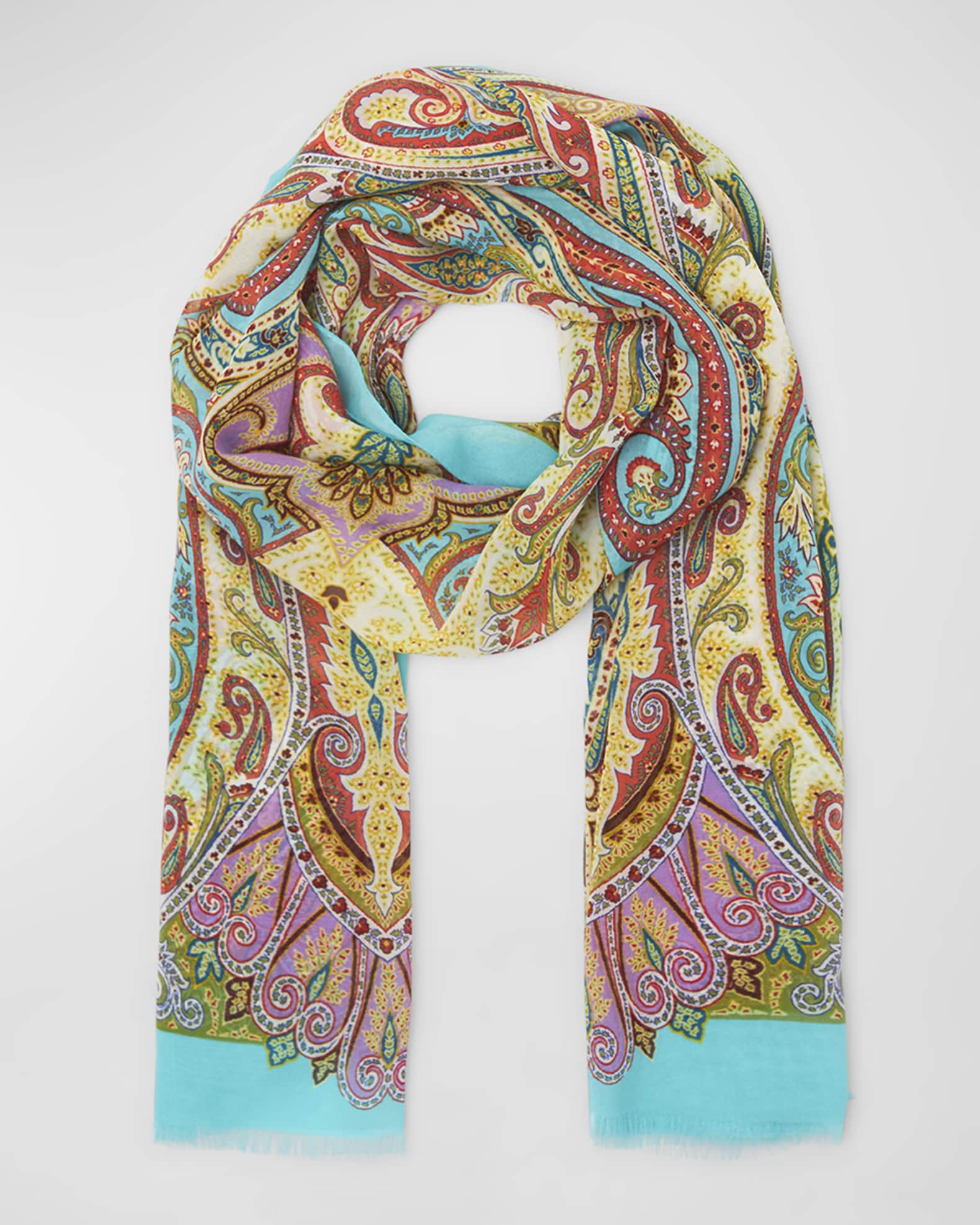Etro Paisley Silk Scarf | Neiman Marcus
