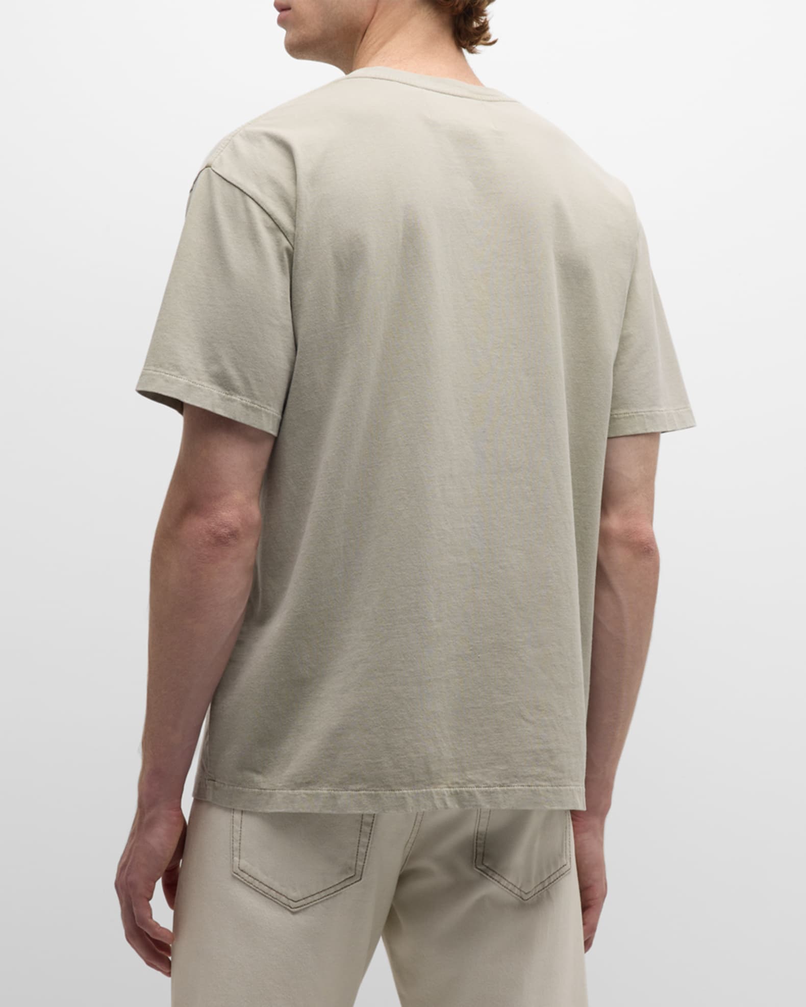 FRAME Men's Relaxed Vintage Washed Tee | Neiman Marcus