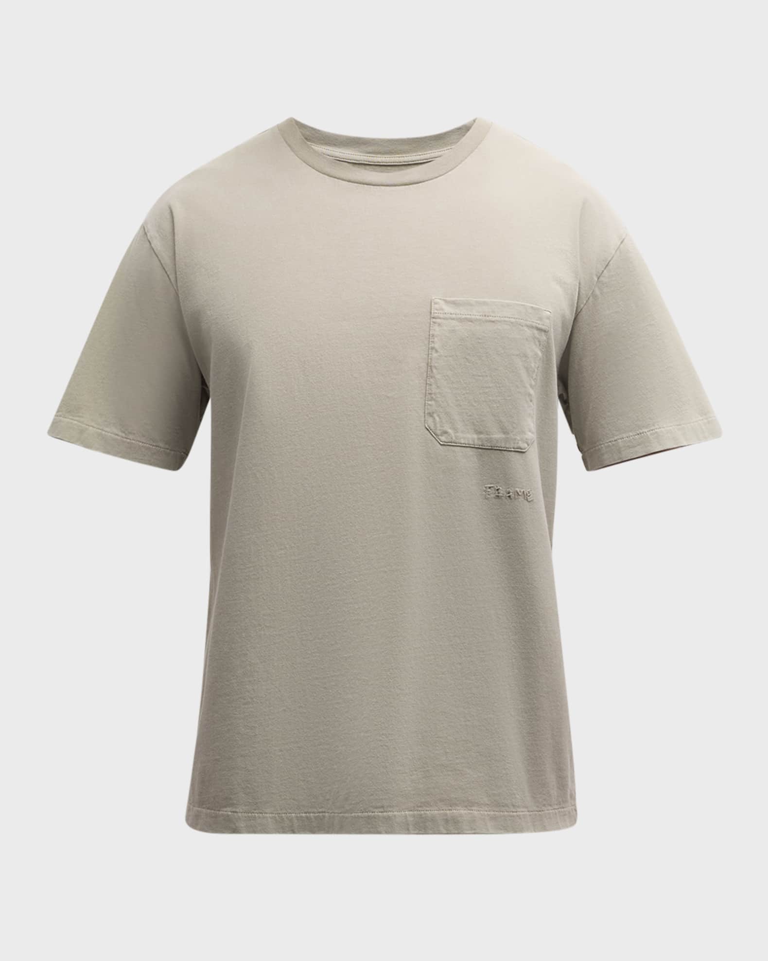 FRAME Men's Relaxed Vintage Washed Tee | Neiman Marcus