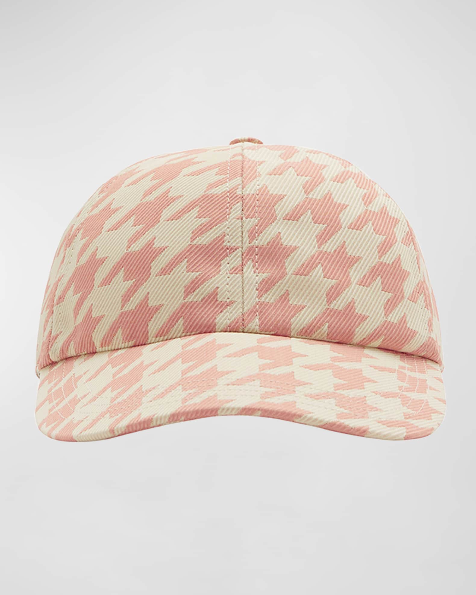 Burberry Houndstooth Baseball Hat | Neiman Marcus
