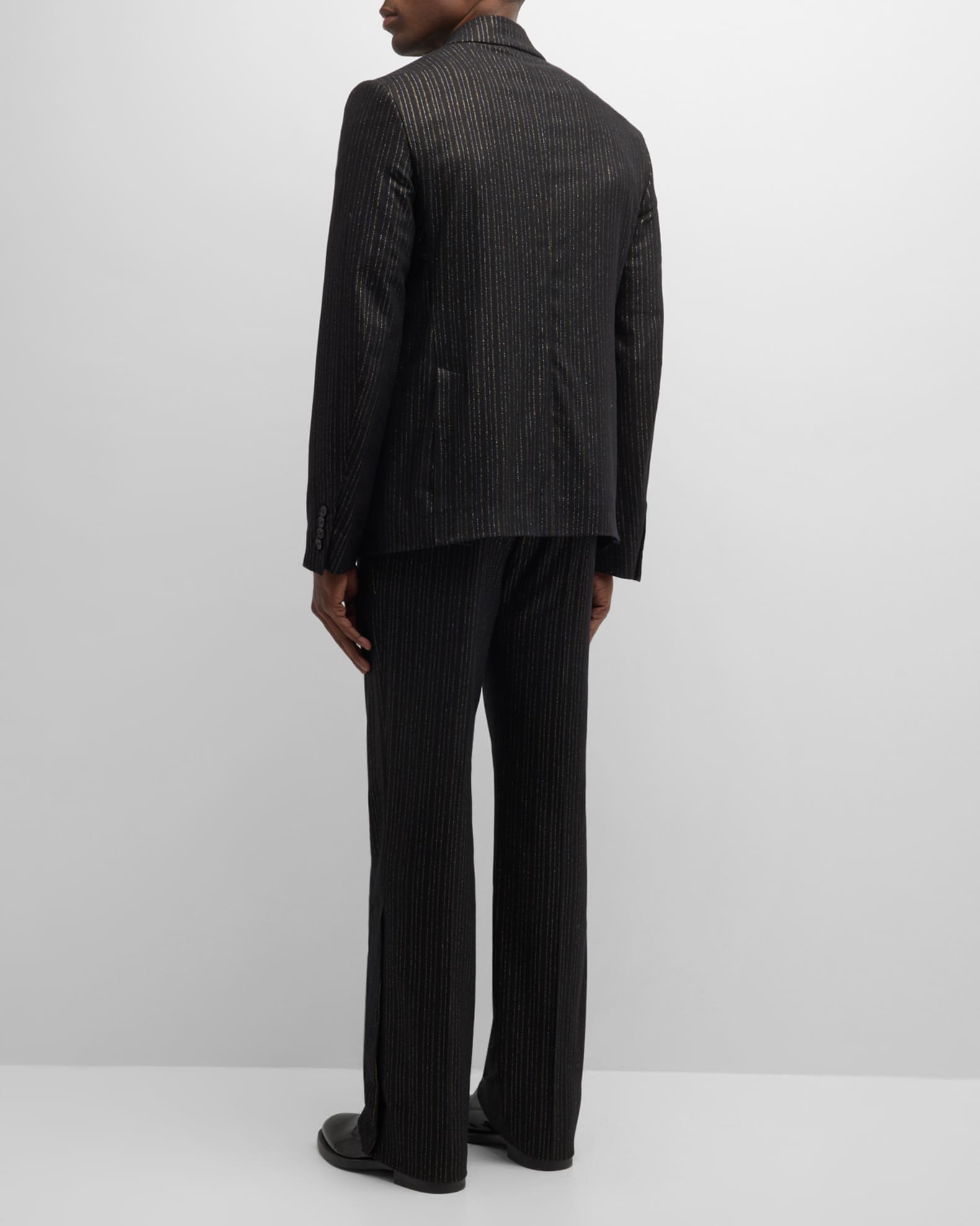 Amiri Men's Double-Breasted Metallic Pinstripe Tuxedo Jacket | Neiman ...