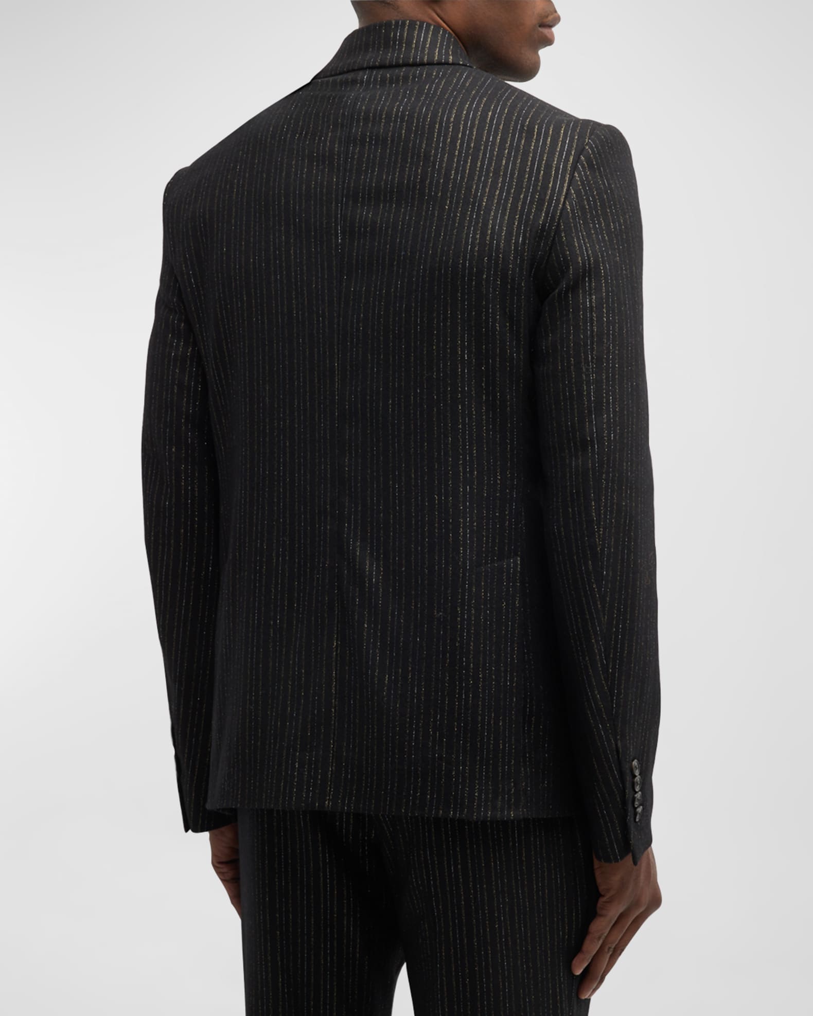 Amiri Men's Double-Breasted Metallic Pinstripe Tuxedo Jacket | Neiman ...