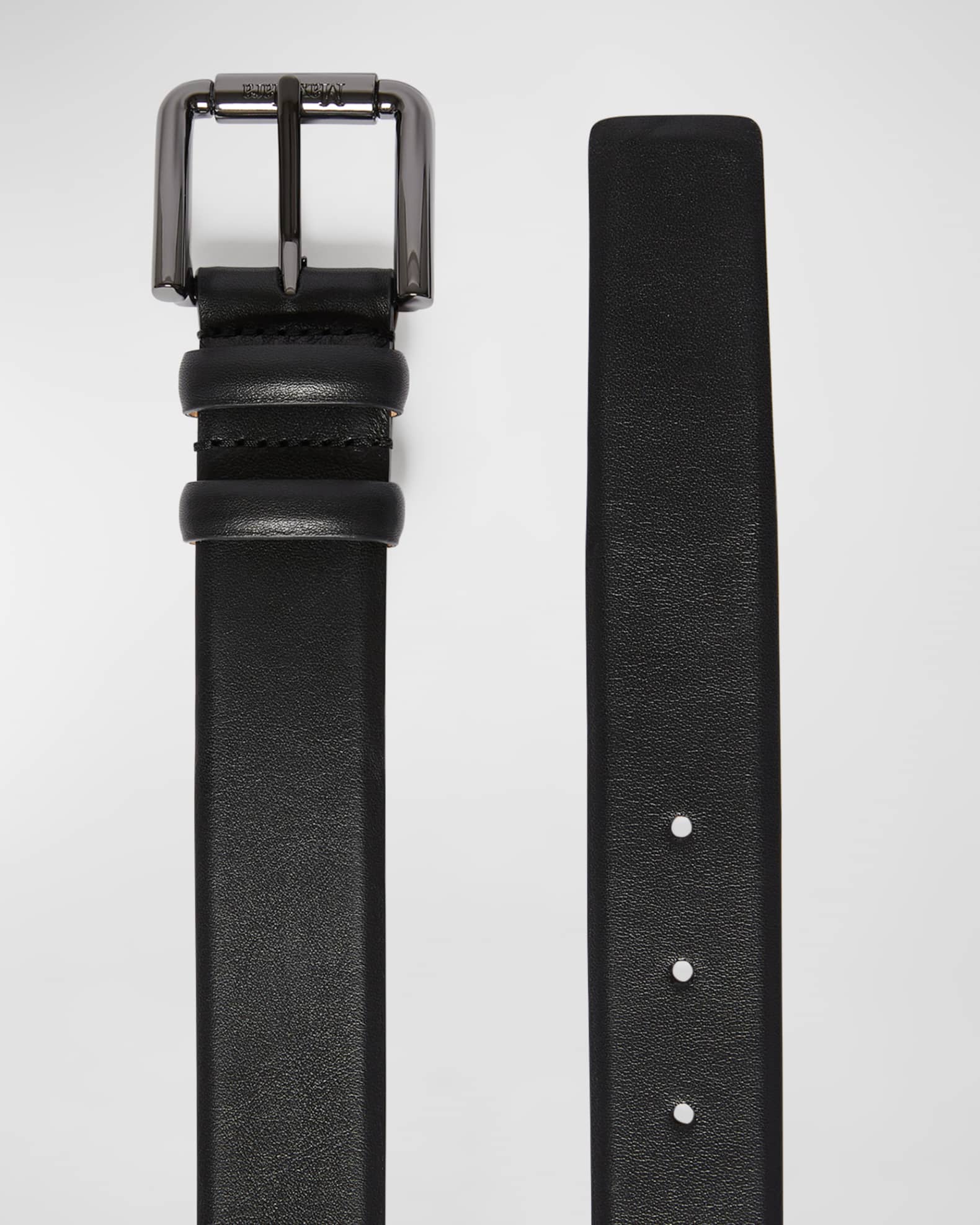 Max Mara Classic Leather Belt | Neiman Marcus
