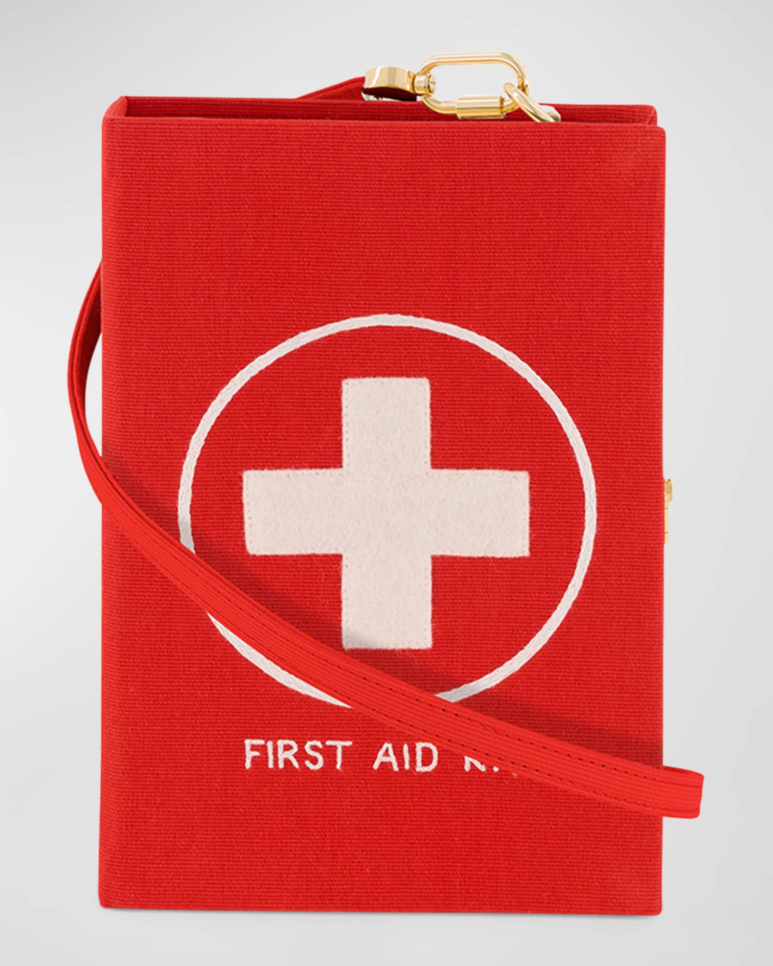 Olympia Le-Tan First Aid Kit Book Clutch Bag | Neiman Marcus