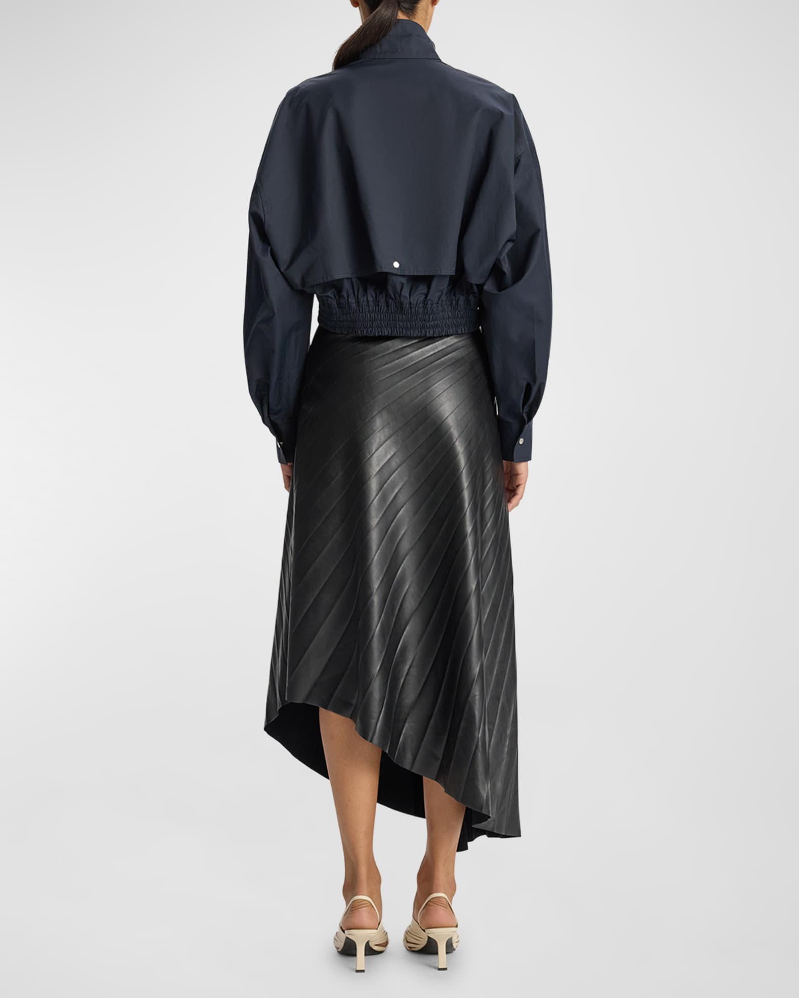 A.L.C. Elliot Cropped Bomber Jacket | Neiman Marcus