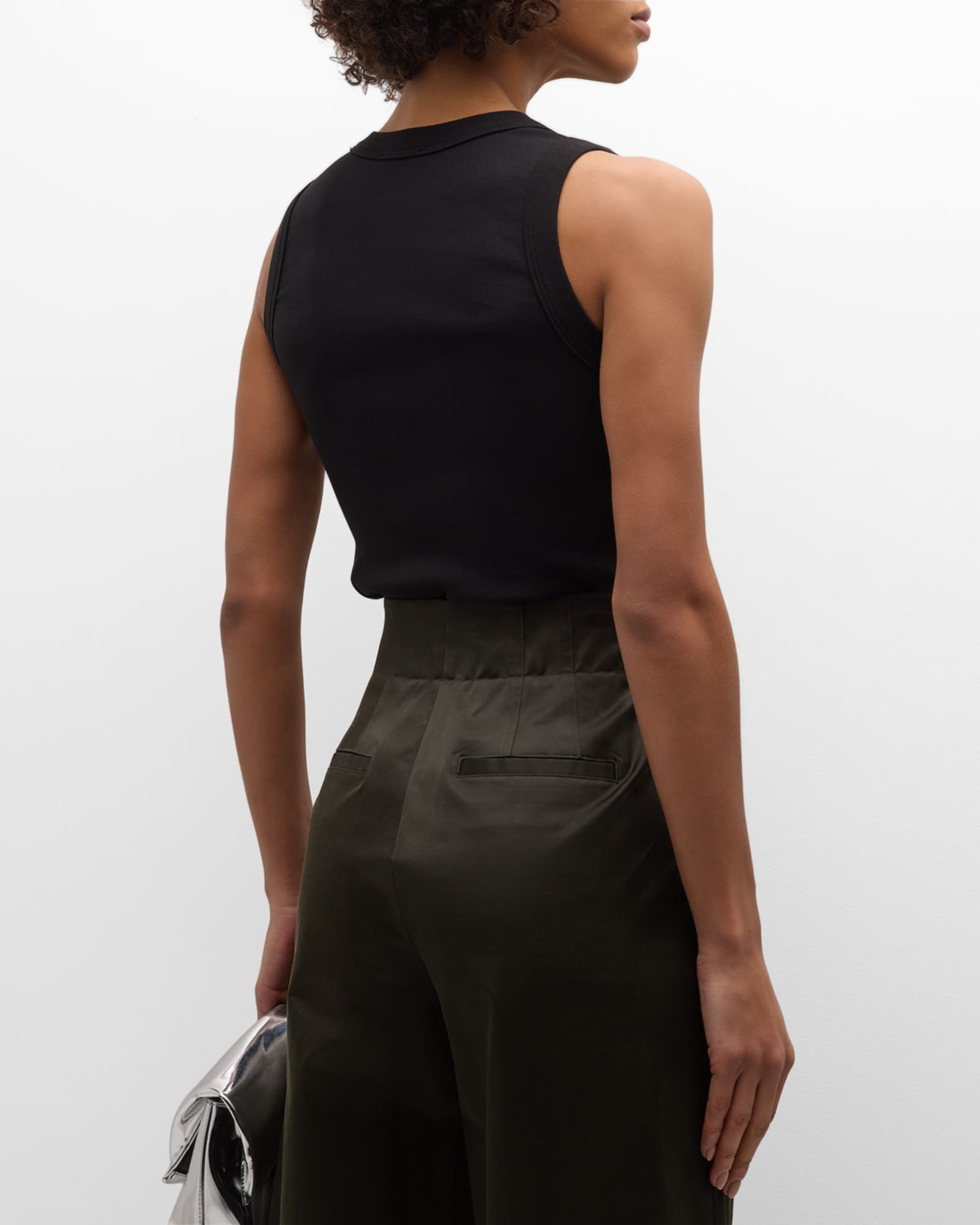 A.L.C. Hadley Classic Cotton Tank Top | Neiman Marcus