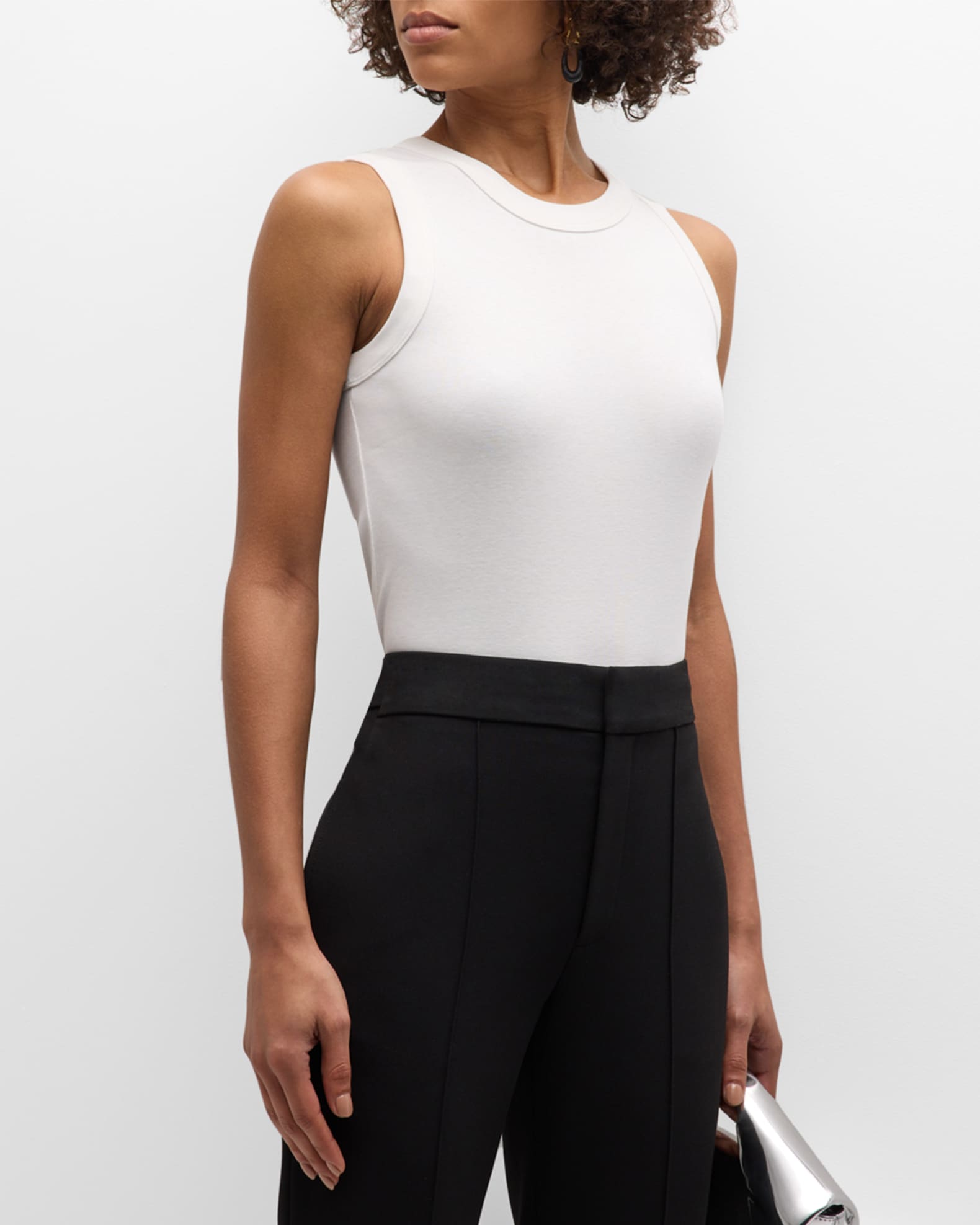 A.L.C. Hadley Classic Cotton Tank Top | Neiman Marcus