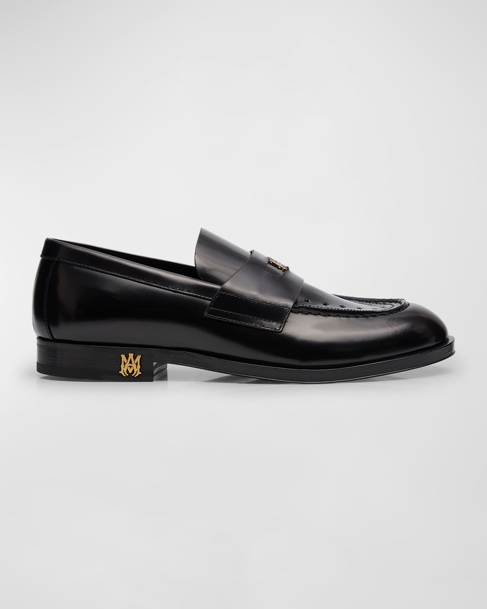Amiri Men's MA Leather Penny Loafers | Neiman Marcus