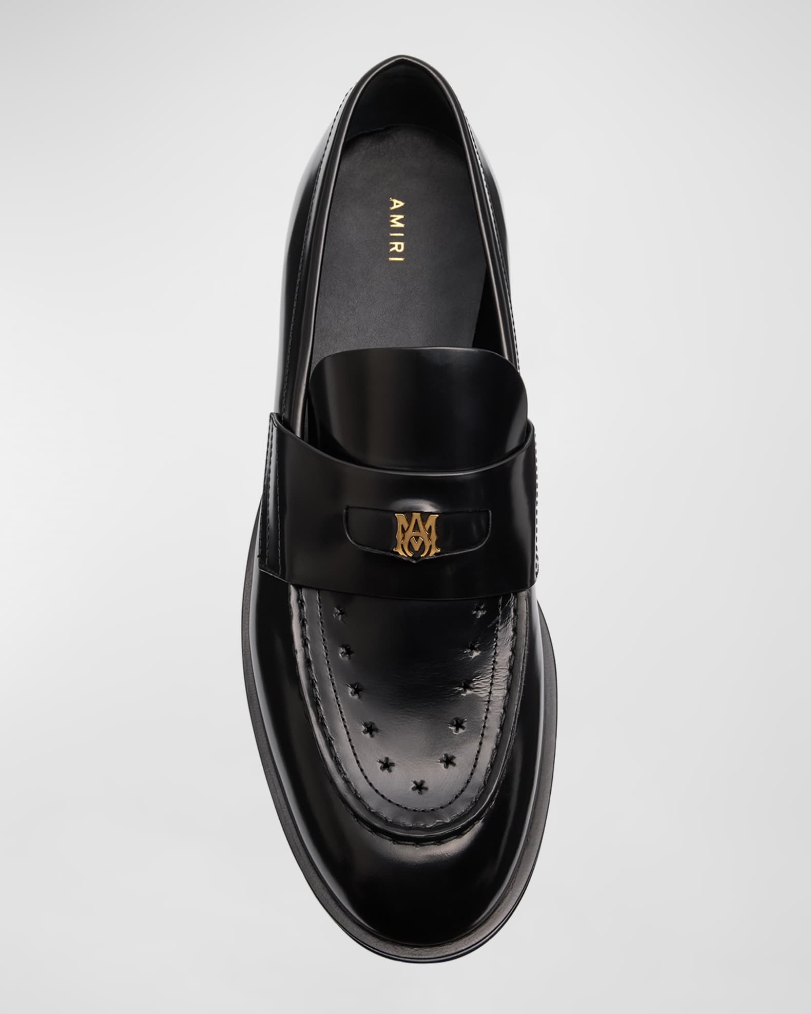 Amiri Men's MA Leather Penny Loafers | Neiman Marcus