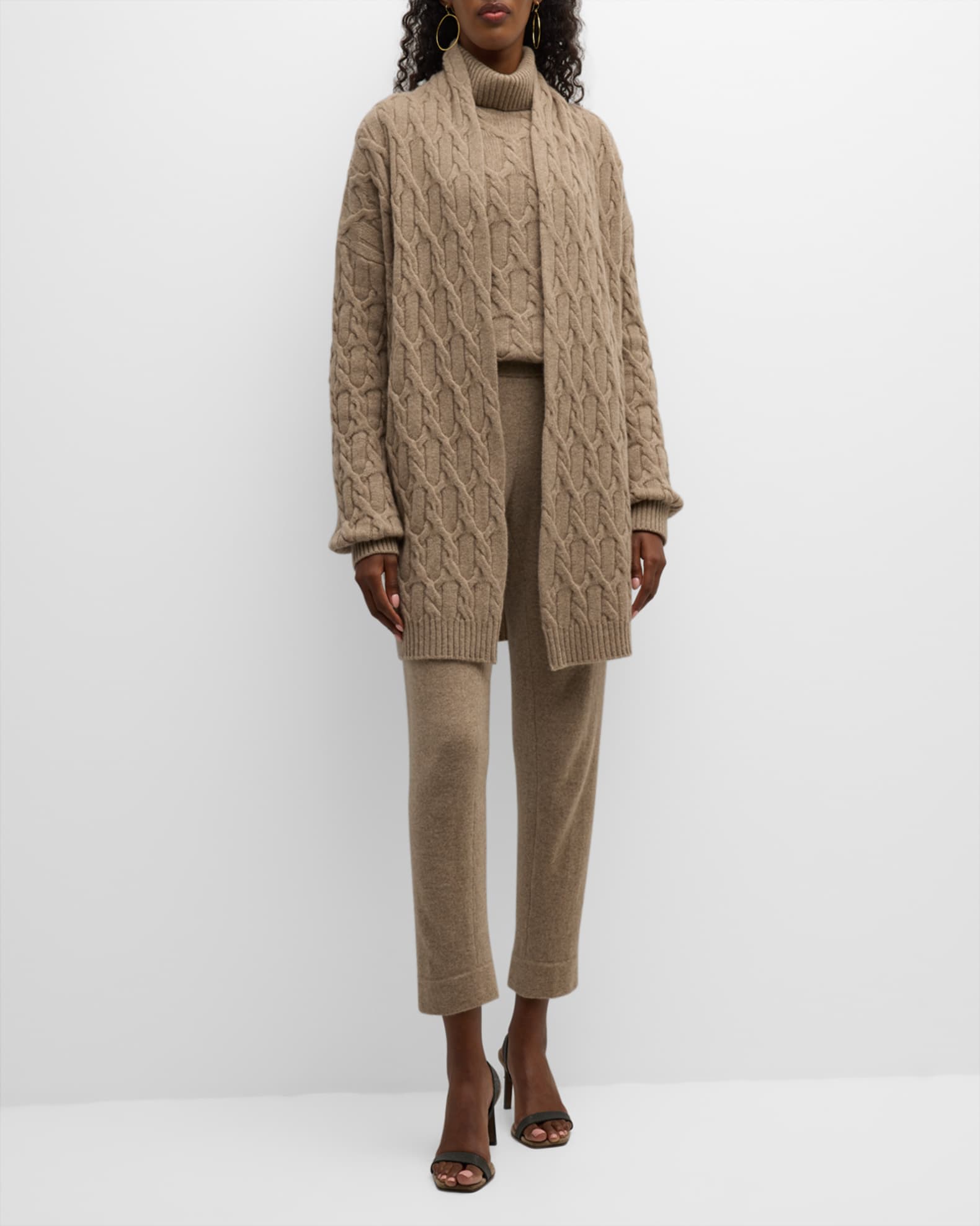 Recycled Cable-Knit Cashmere Collection | Neiman Marcus