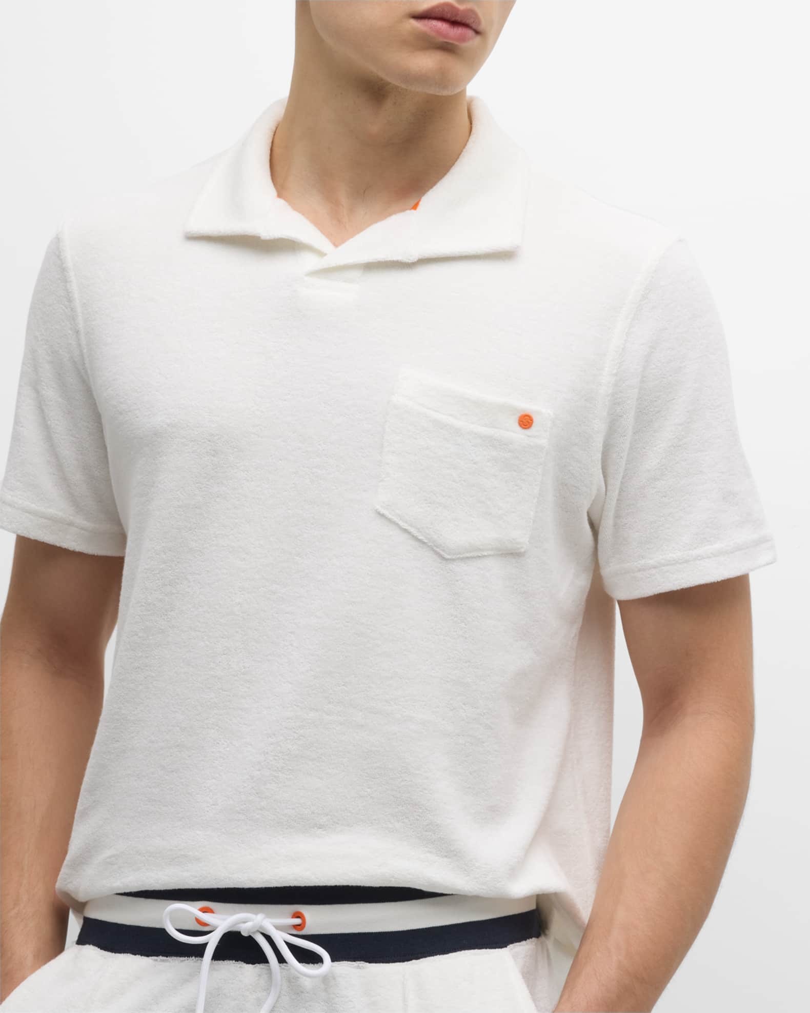 Swims Men's Fontalina Terry Polo Shirt | Neiman Marcus