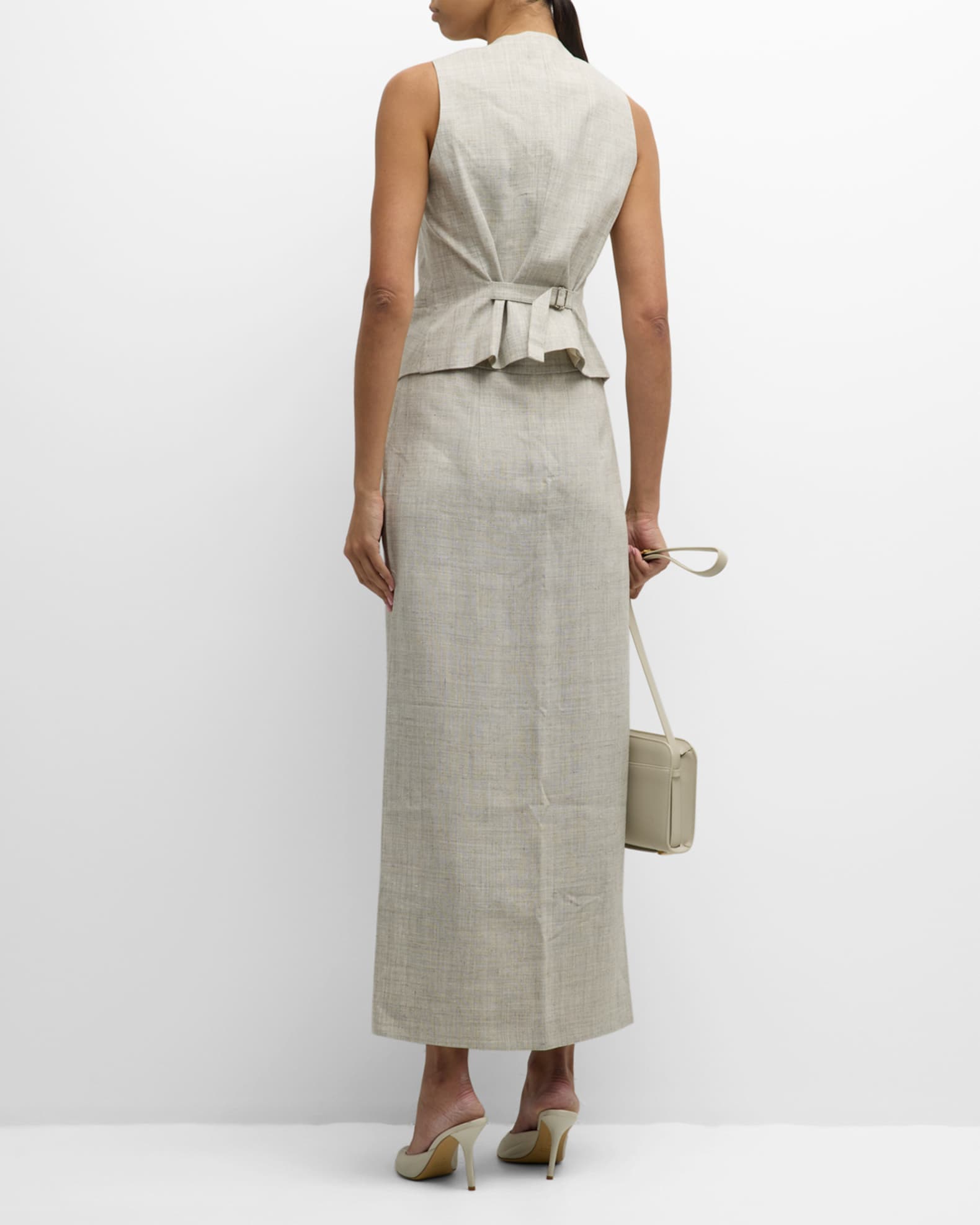 Rohe Tailored Overlap Vest | Neiman Marcus