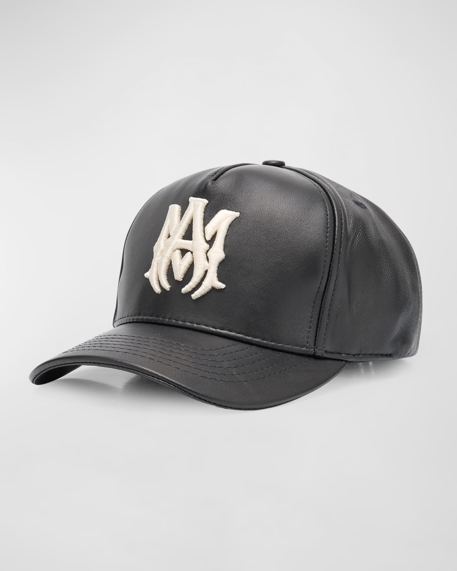 Amiri Men's Leather MA Baseball Hat | Neiman Marcus