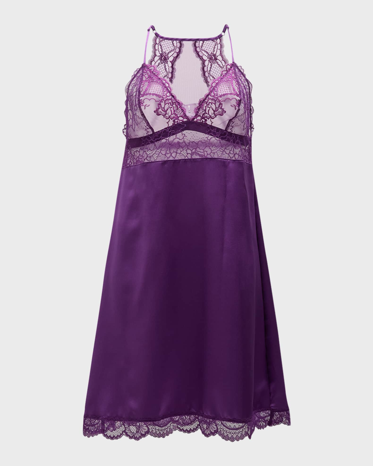 Lise Charmel Sublime En Dentelle Satin Nightie | Neiman Marcus