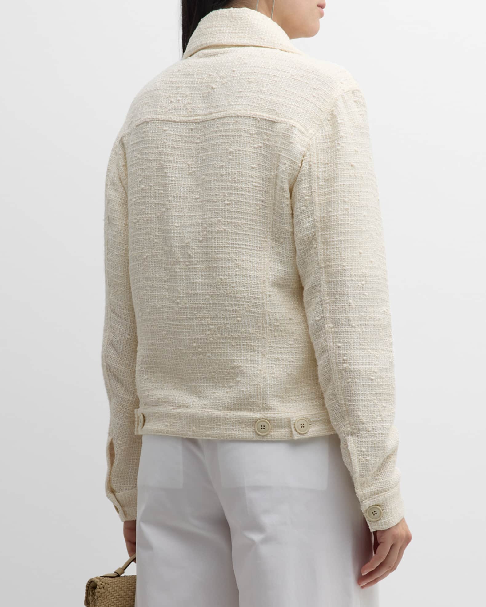 Eleventy Button-Down Tweed Jacket | Neiman Marcus