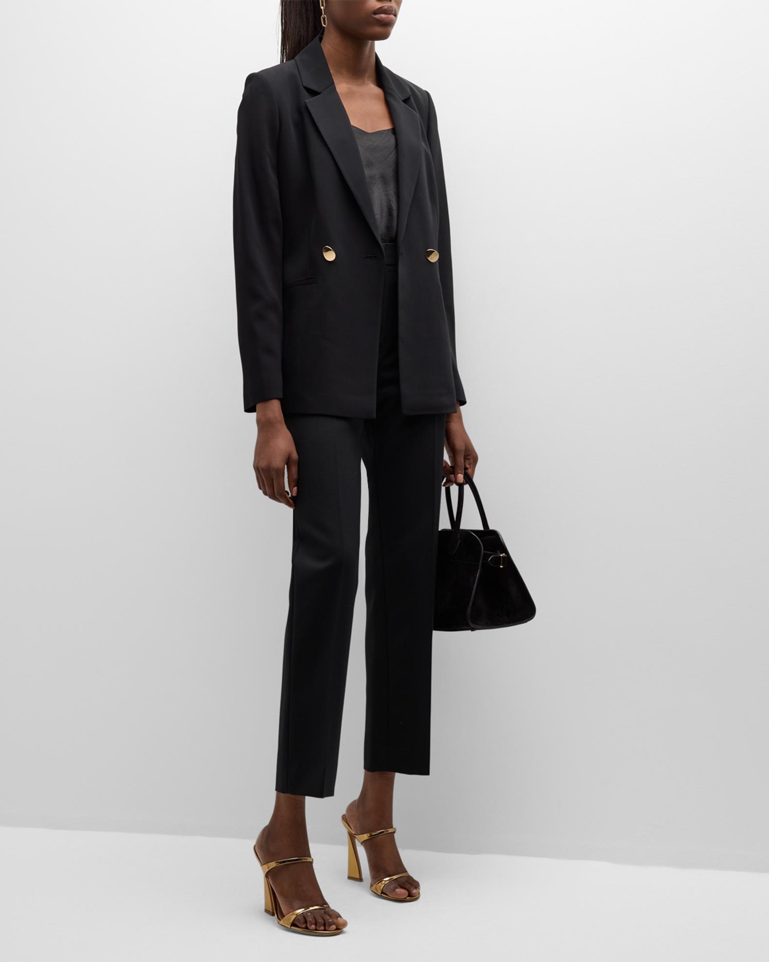 Elie Tahari The Melanie Double Breasted Blazer Neiman Marcus 0270