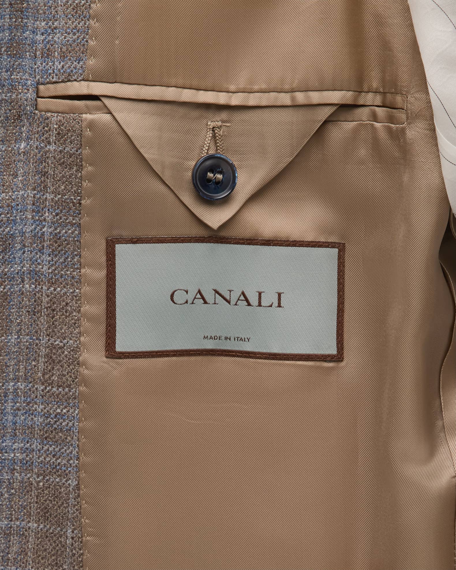 Canali Men's Plaid Silk-Wool Sport Coat | Neiman Marcus