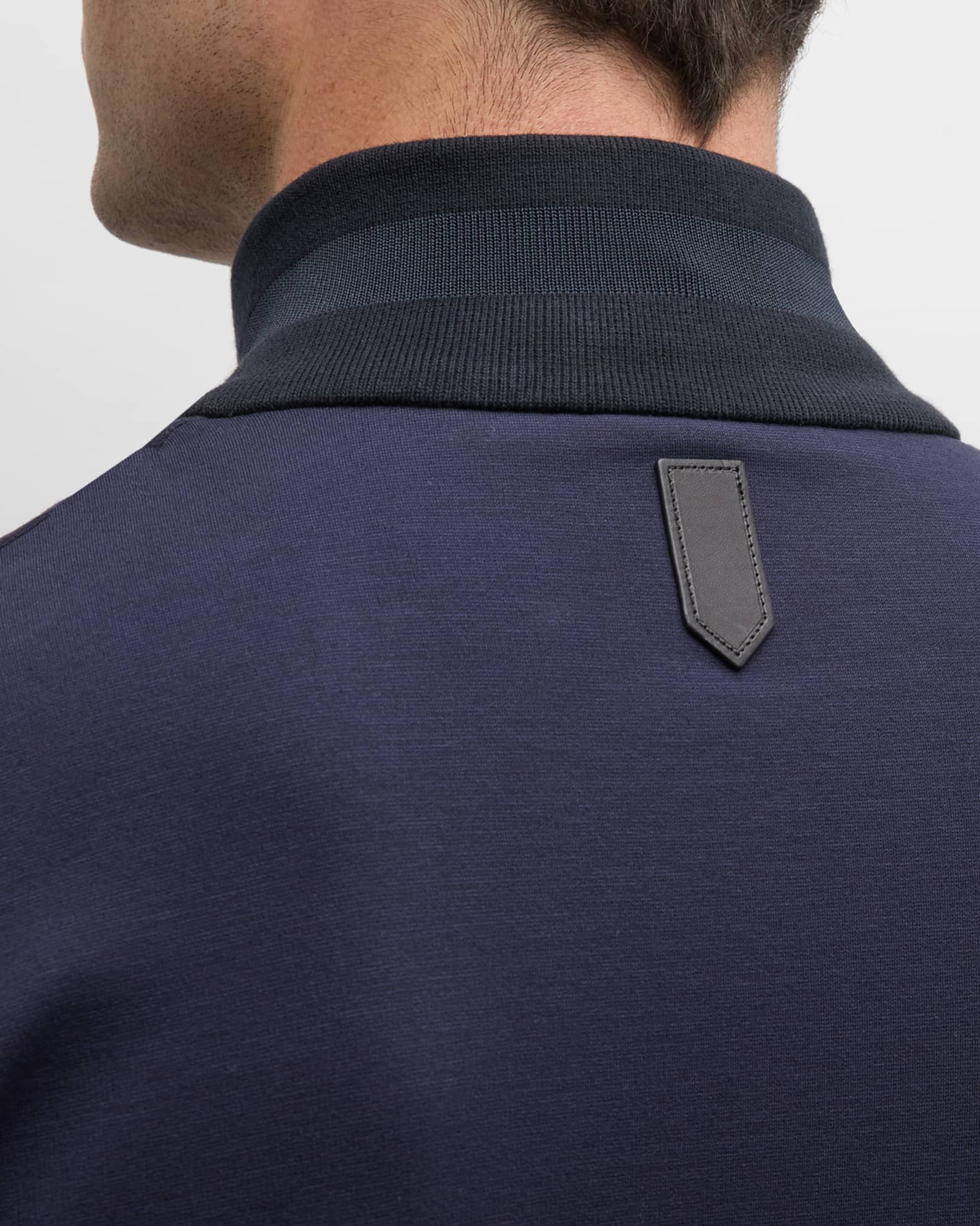 Canali Men's Full-Zip Bomber Jacket | Neiman Marcus