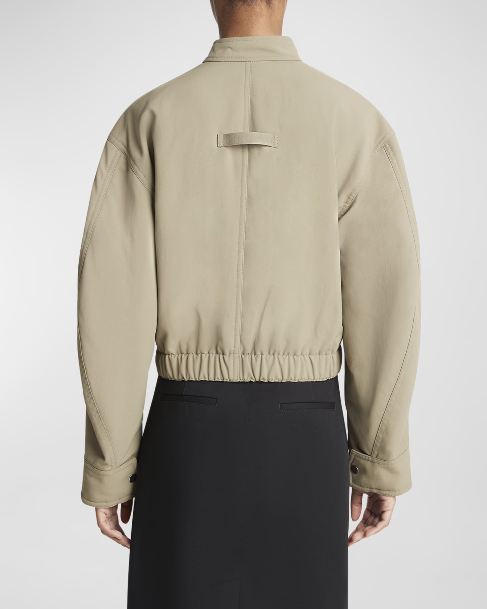 Vince Cropped Bomber Jacket | Neiman Marcus