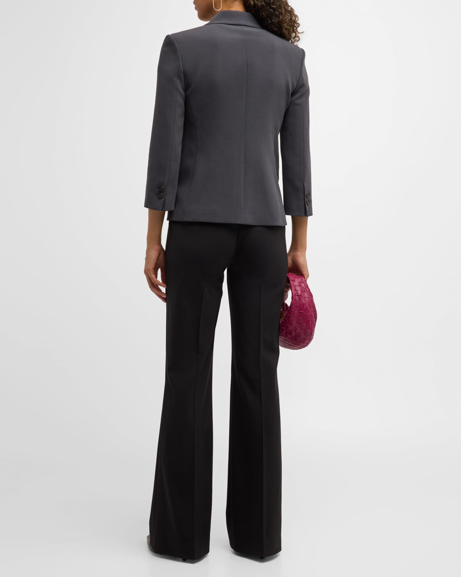 Vince Shrunken Bracelet-Sleeve Blazer | Neiman Marcus