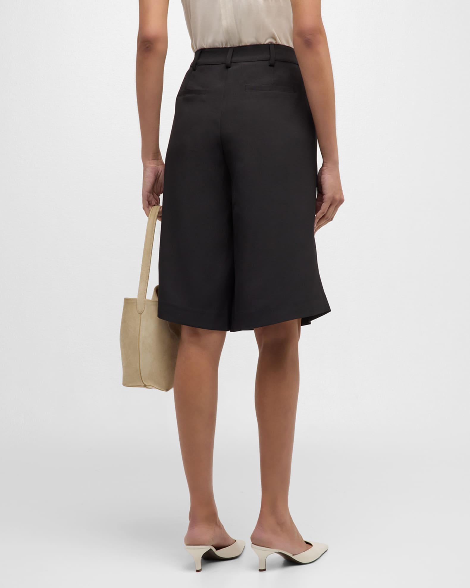 Retrofete Alyson Pleated Trouser Shorts | Neiman Marcus
