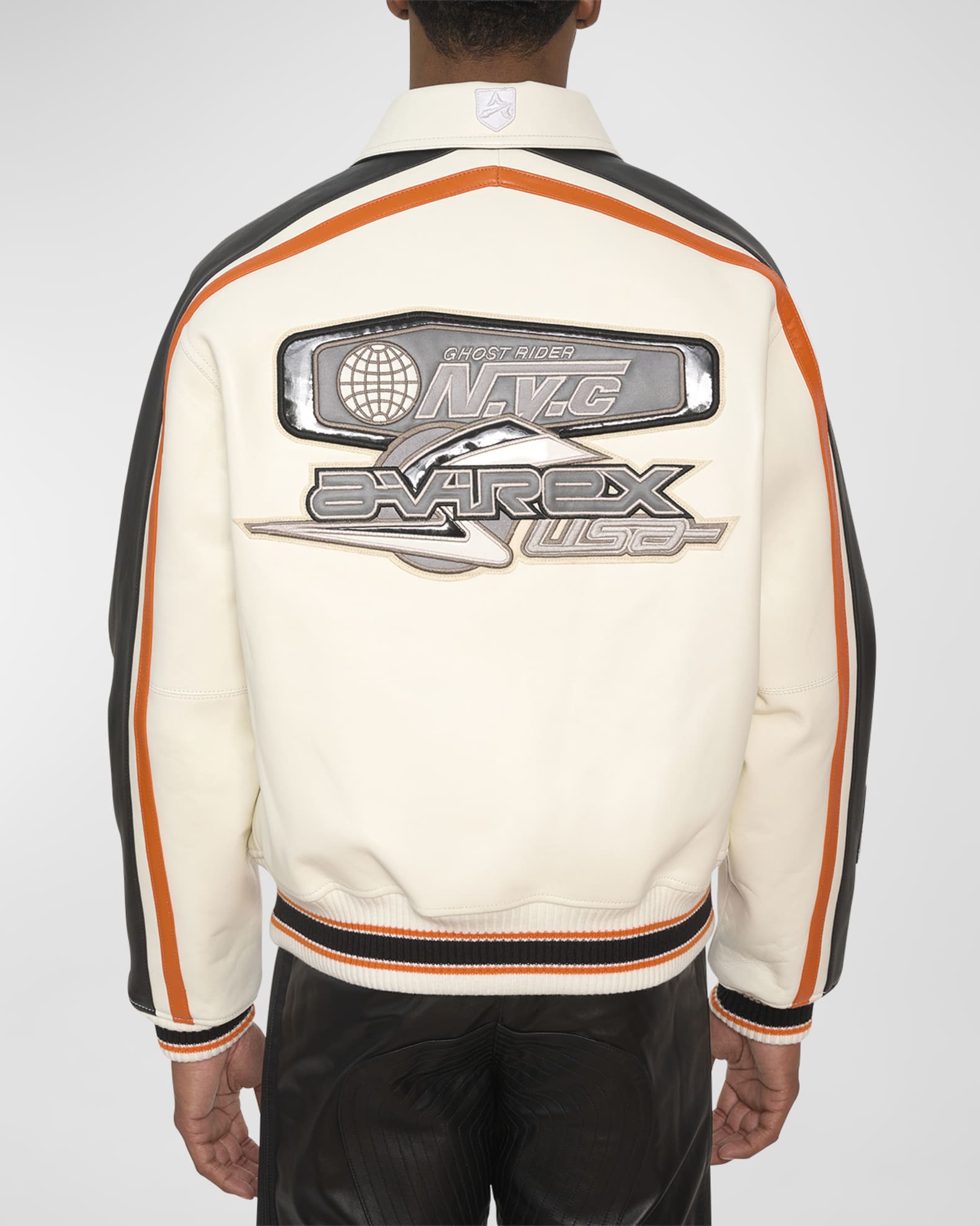 AVIREX Men's City Racer Varsity Jacket | Neiman Marcus