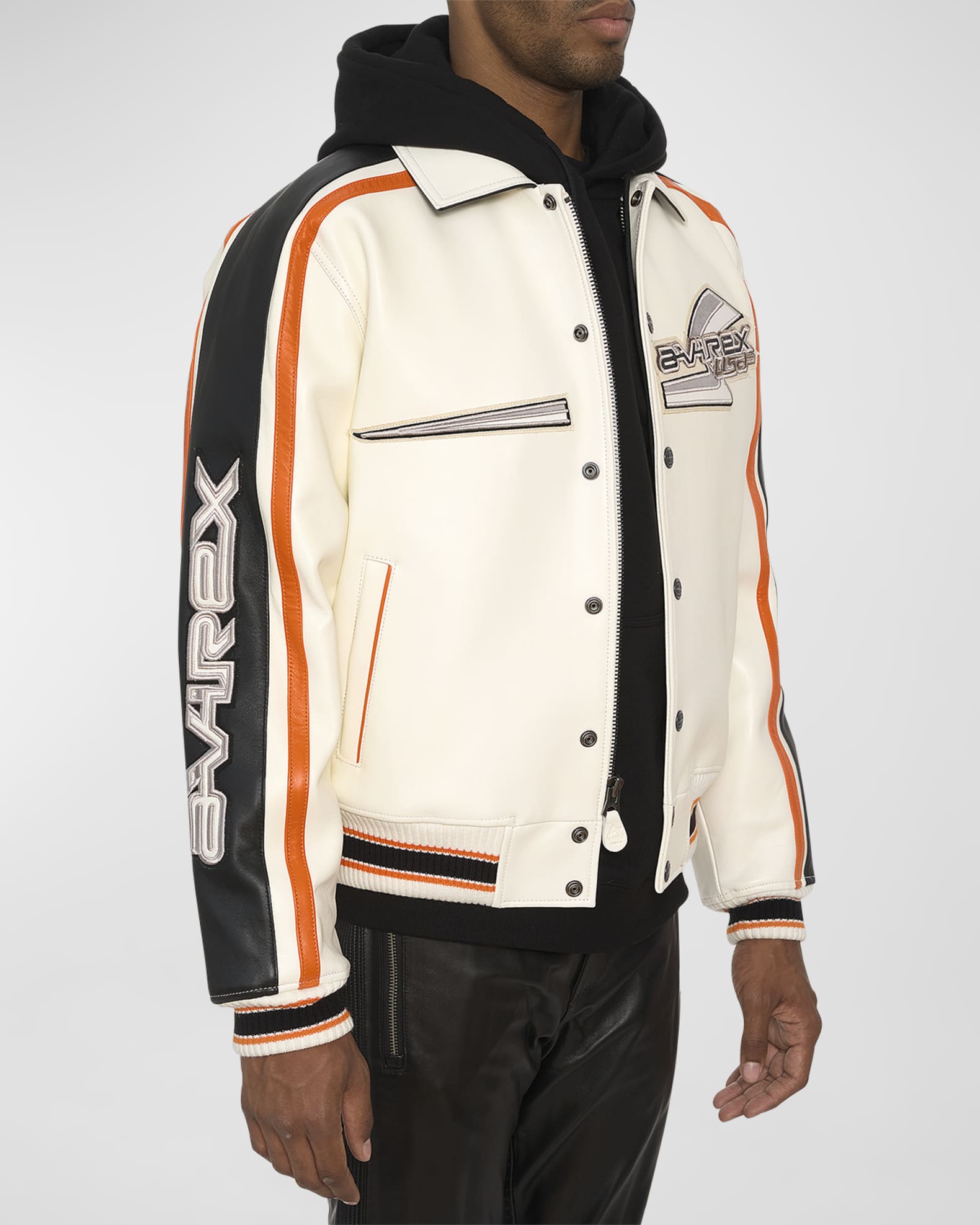 AVIREX Men's City Racer Varsity Jacket | Neiman Marcus
