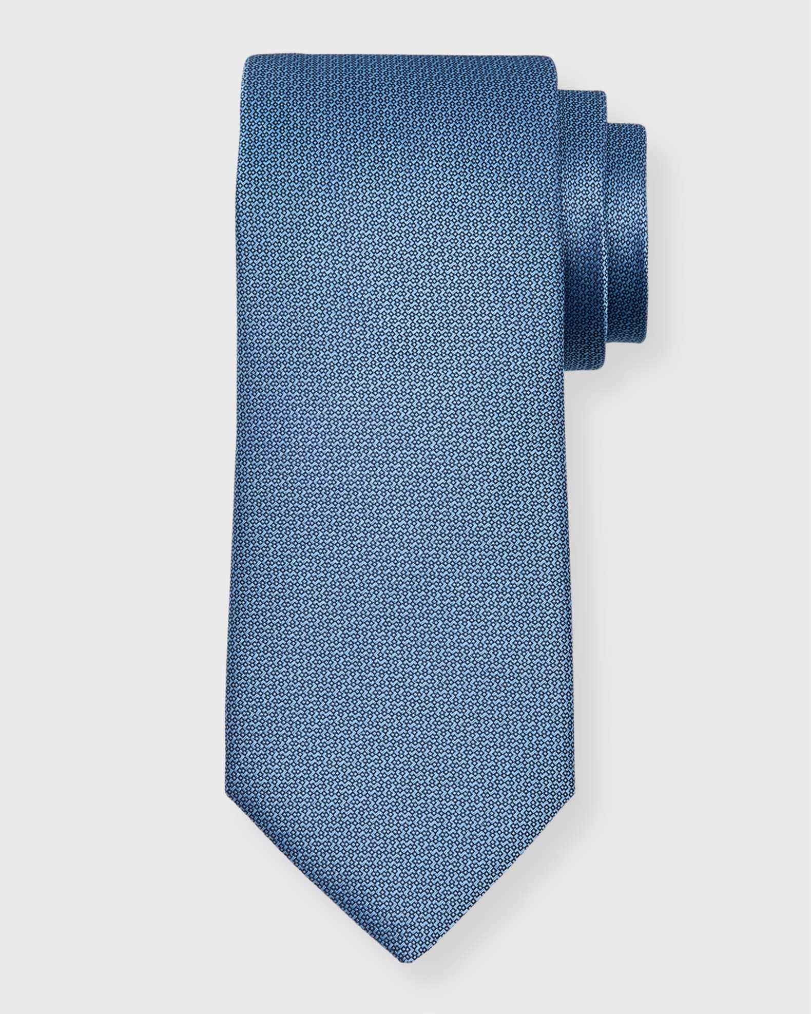 Canali Men's Micro-Textured Silk Tie | Neiman Marcus