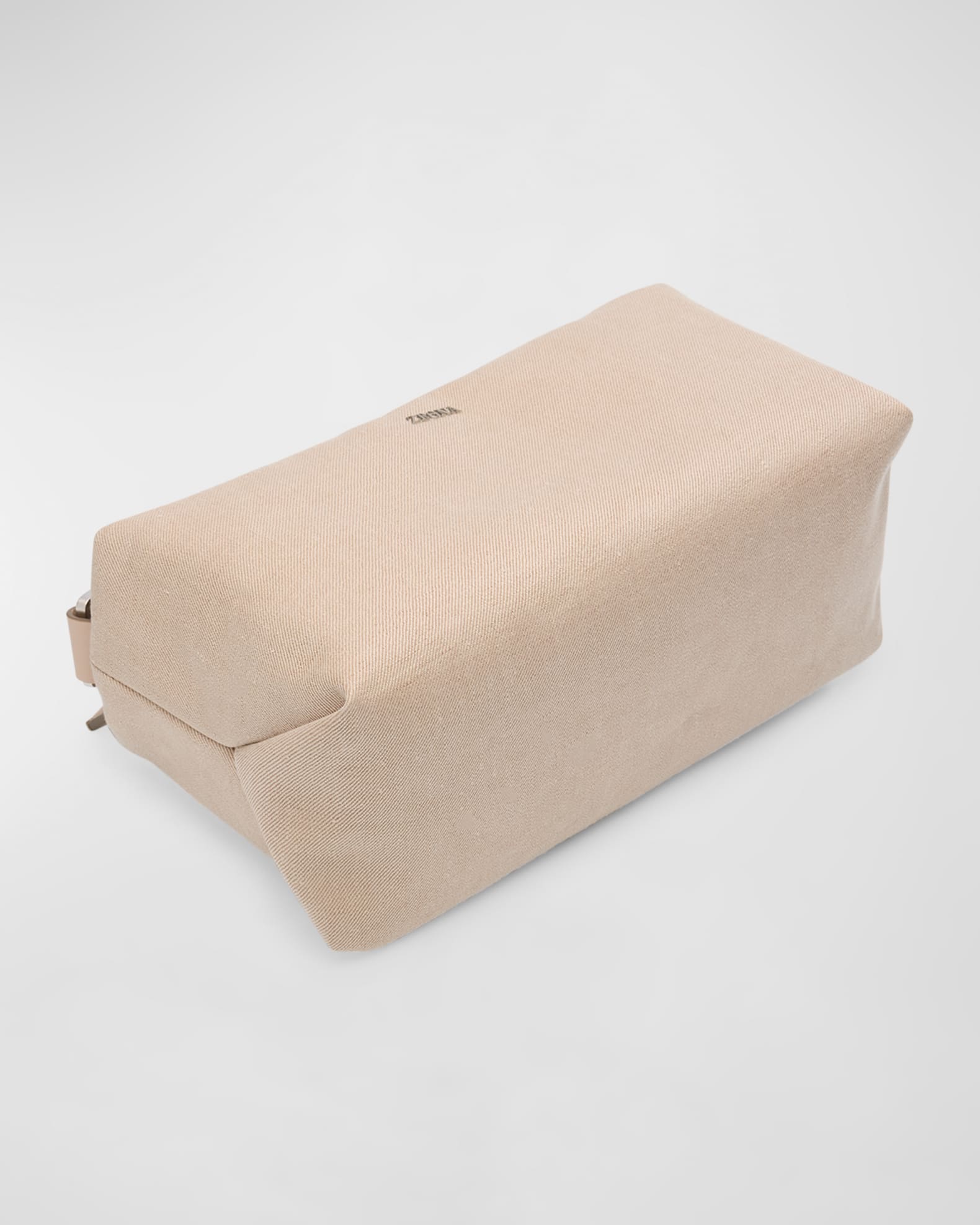 ZEGNA Men's Oasi Lino Double-Zip Pouch | Neiman Marcus