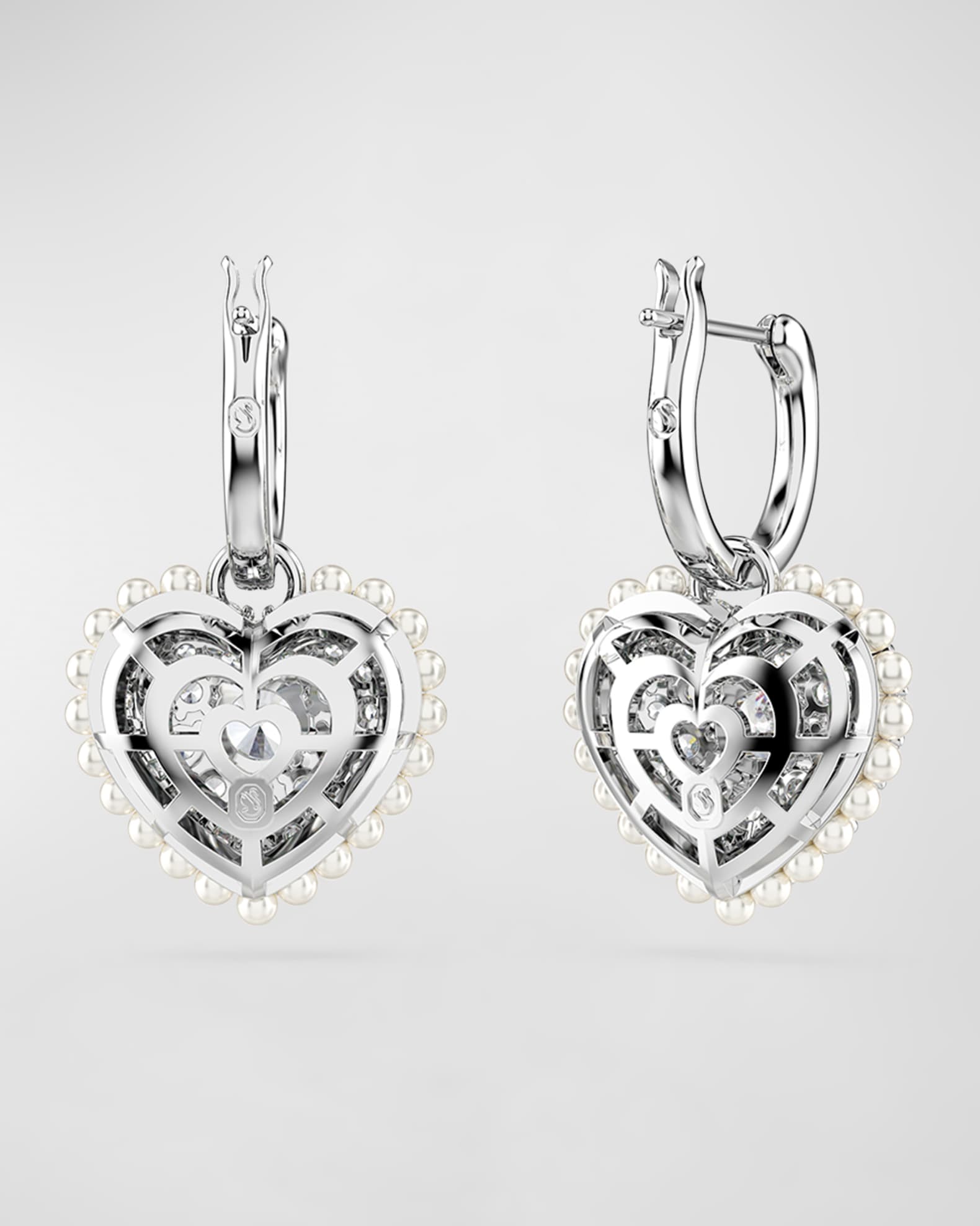 SWAROVSKI Crystal Heart Earrings | Neiman Marcus