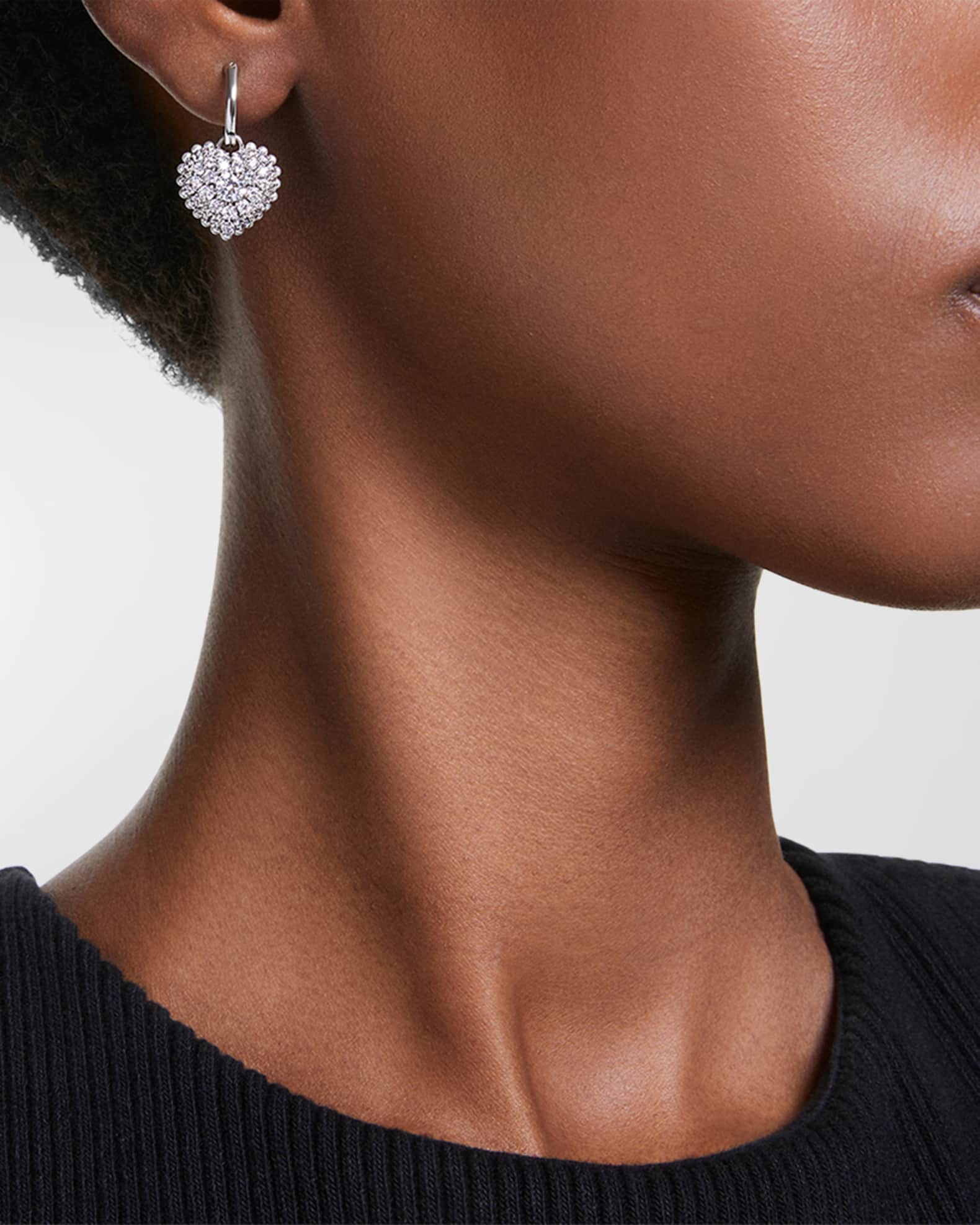 SWAROVSKI Crystal Heart Earrings | Neiman Marcus
