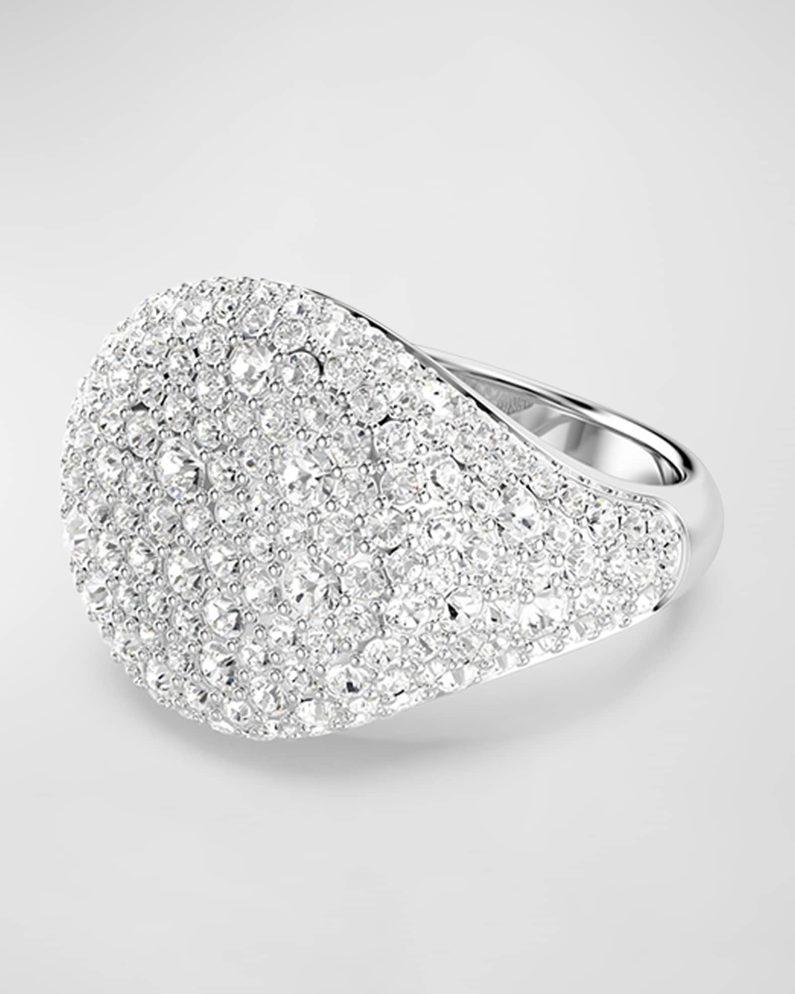 Swarovski pave ring store