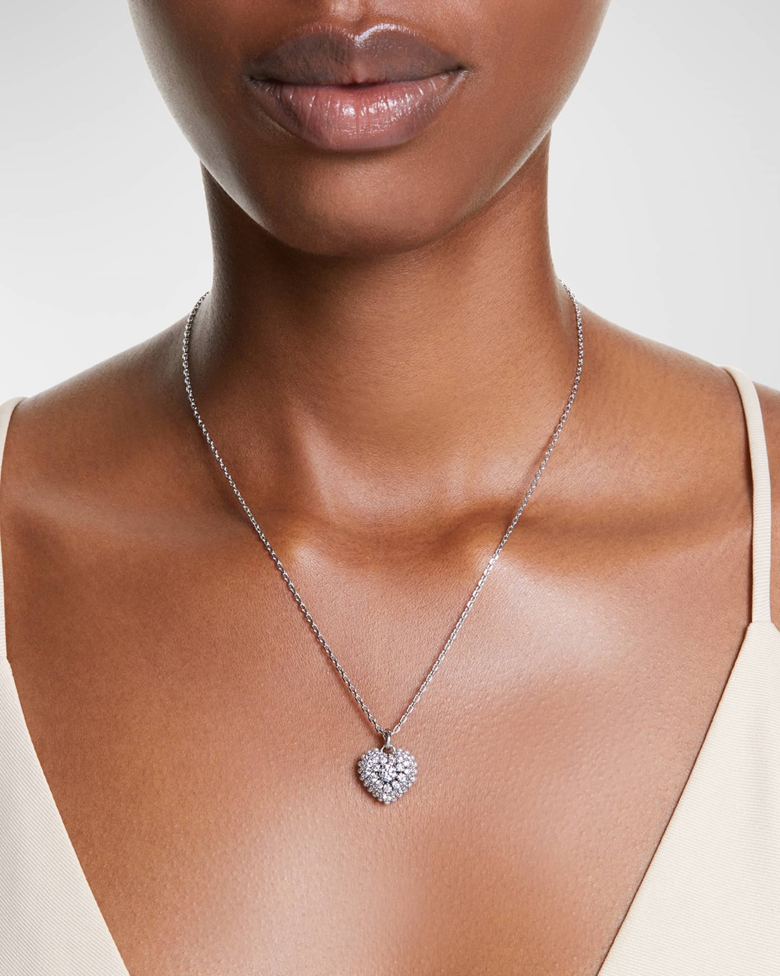 SWAROVSKI Hyperbola Heart Pendant Necklace | Neiman Marcus
