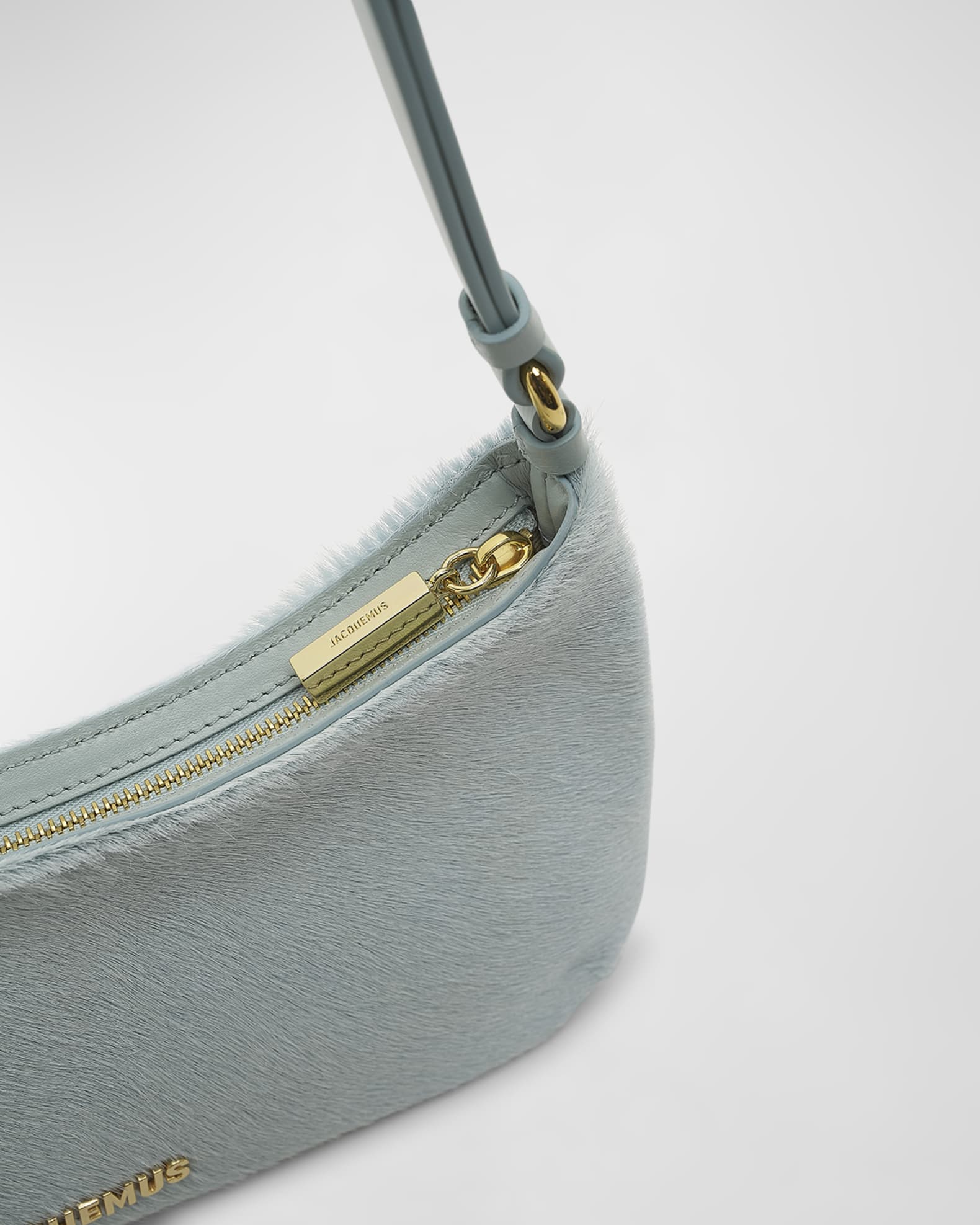 Jacquemus Le Bisou Perle Wool Shoulder Bag | Neiman Marcus