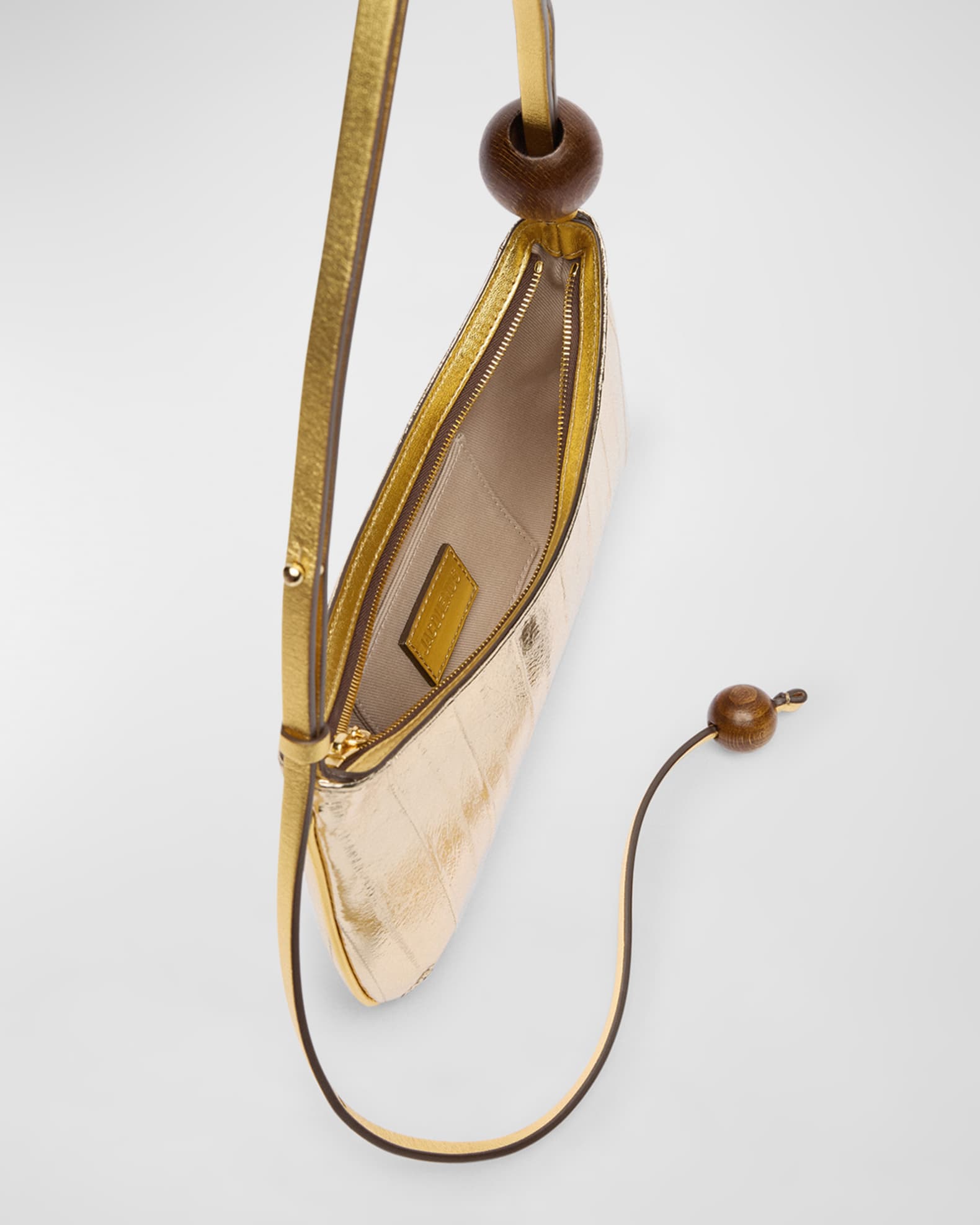 Jacquemus Le Bisou Perle Striped Shoulder Bag | Neiman Marcus