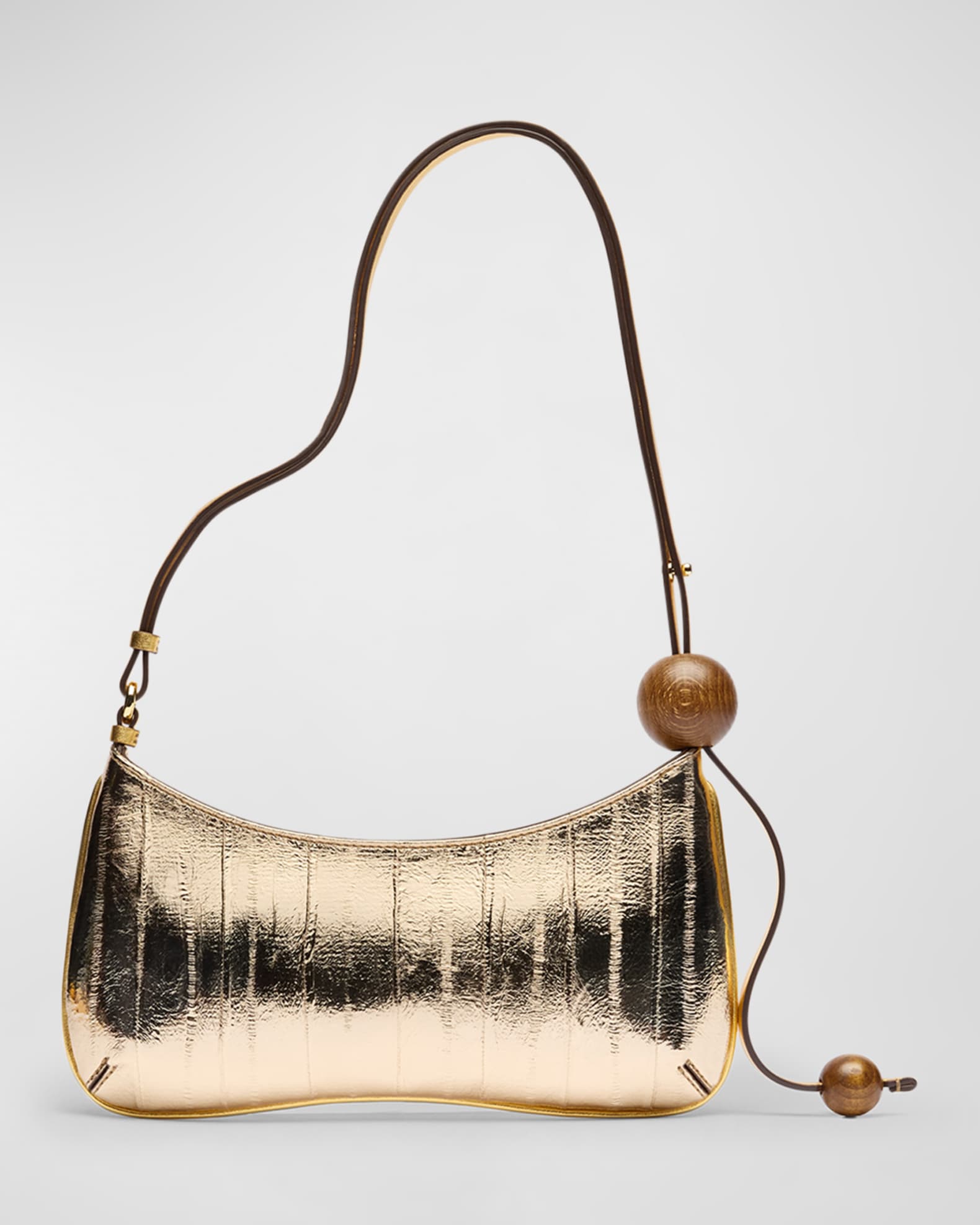 Jacquemus Le Bisou Perle Striped Shoulder Bag | Neiman Marcus